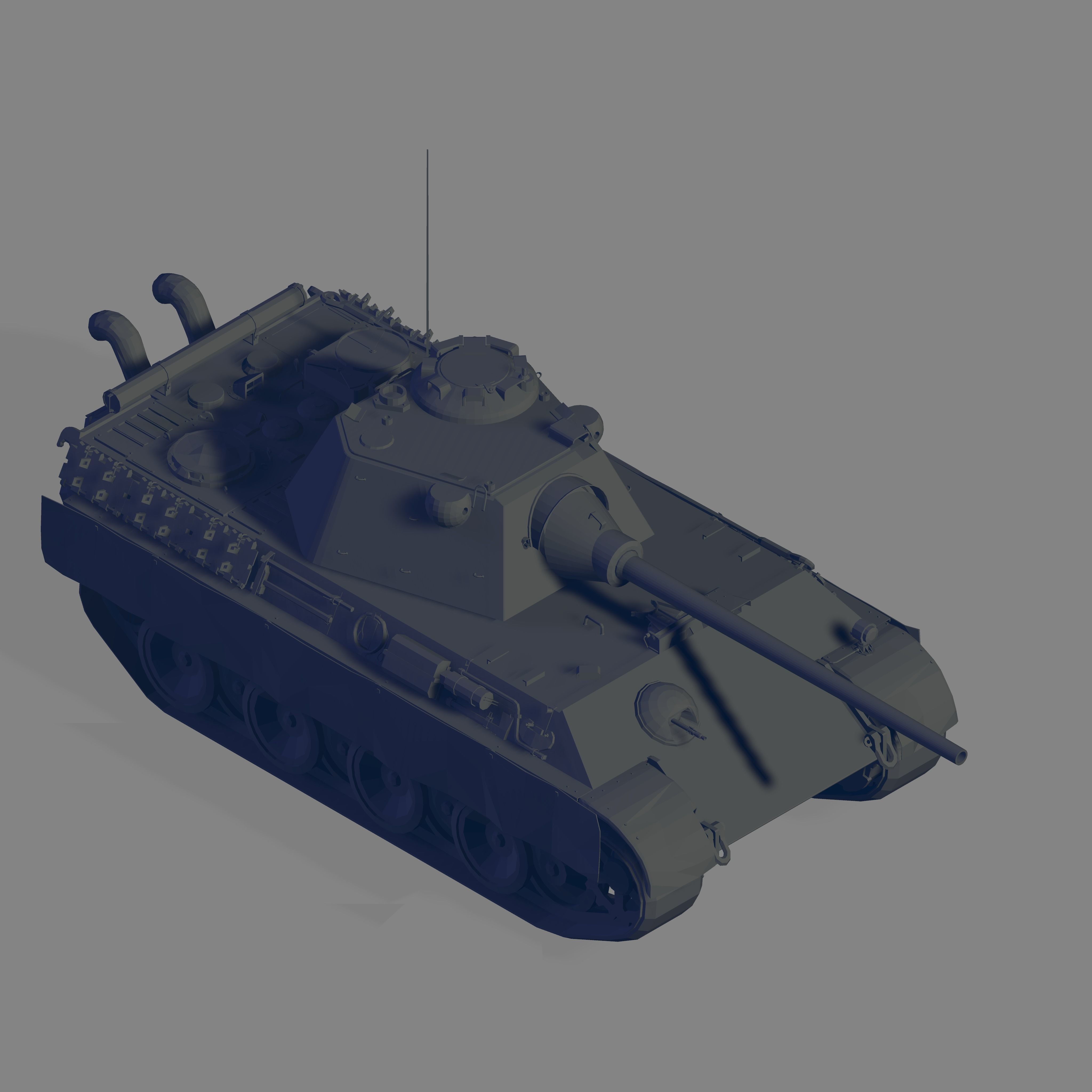Panther F 3D model | CGTrader
