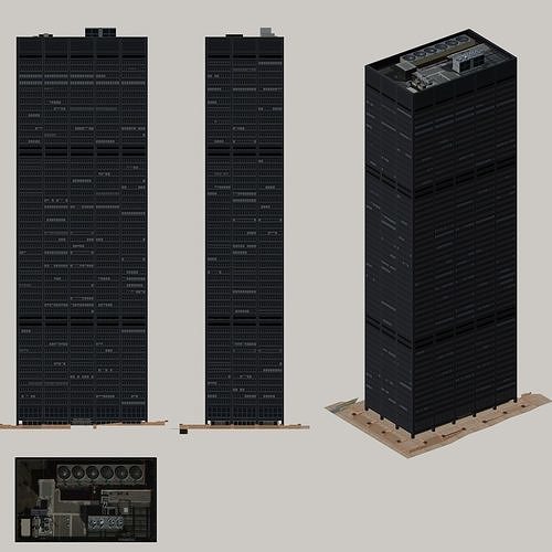 3D model one liberty plaza VR / AR / low-poly | CGTrader