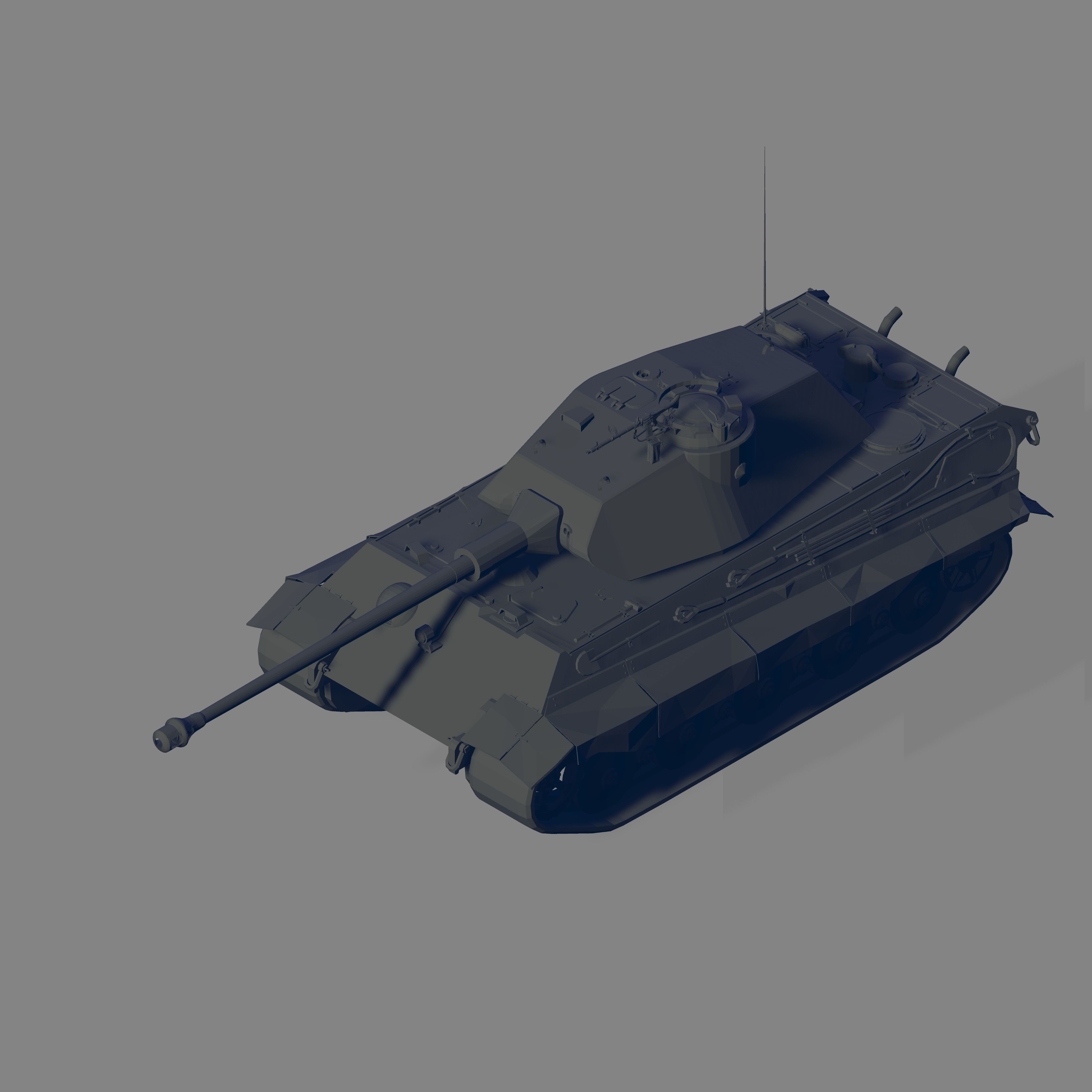 Tiger II P 3D model | CGTrader