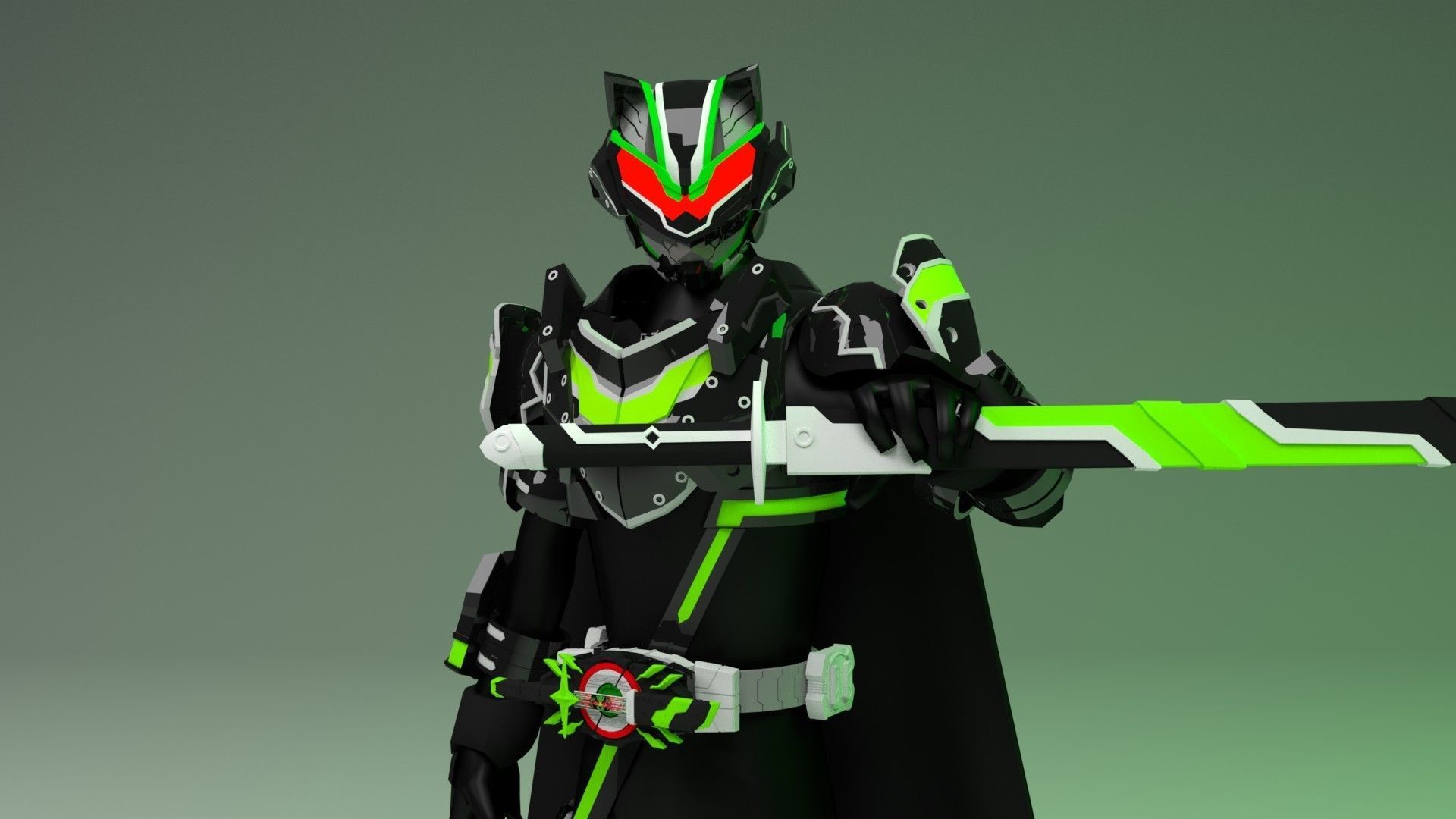 Kamen Rider Tycoon Bujin Sword 3D model | CGTrader