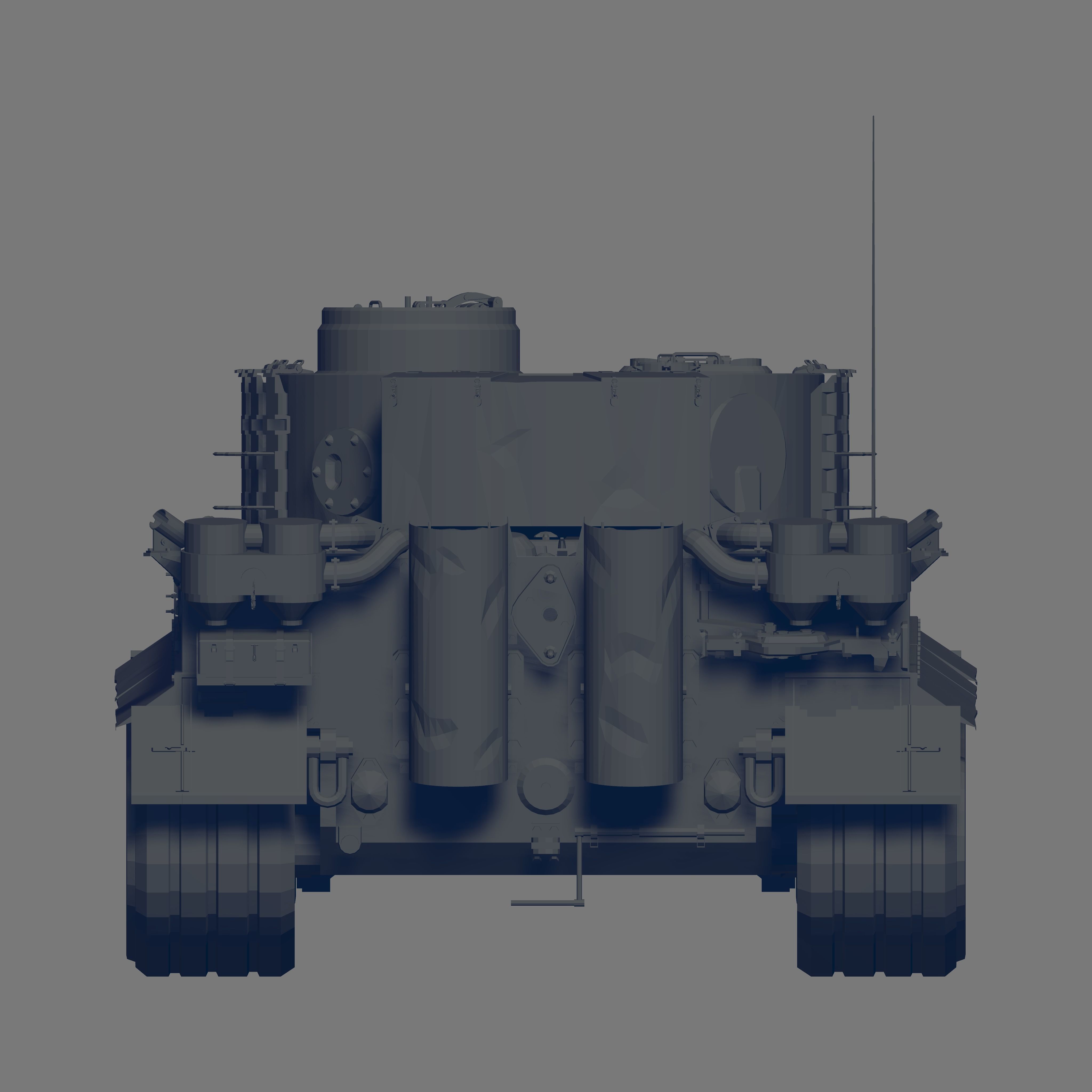Tiger H1 3D model | CGTrader