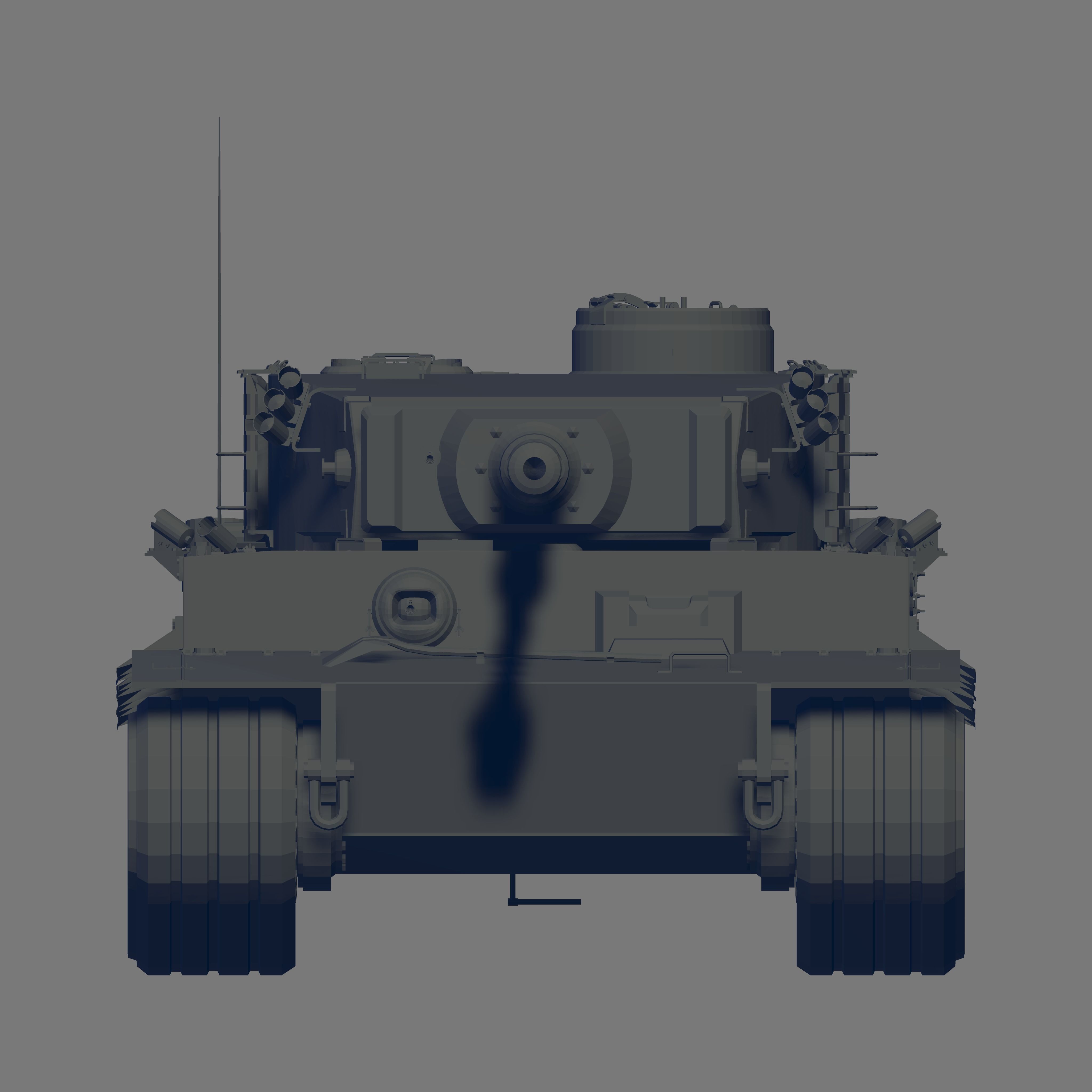 Tiger H1 3D model | CGTrader
