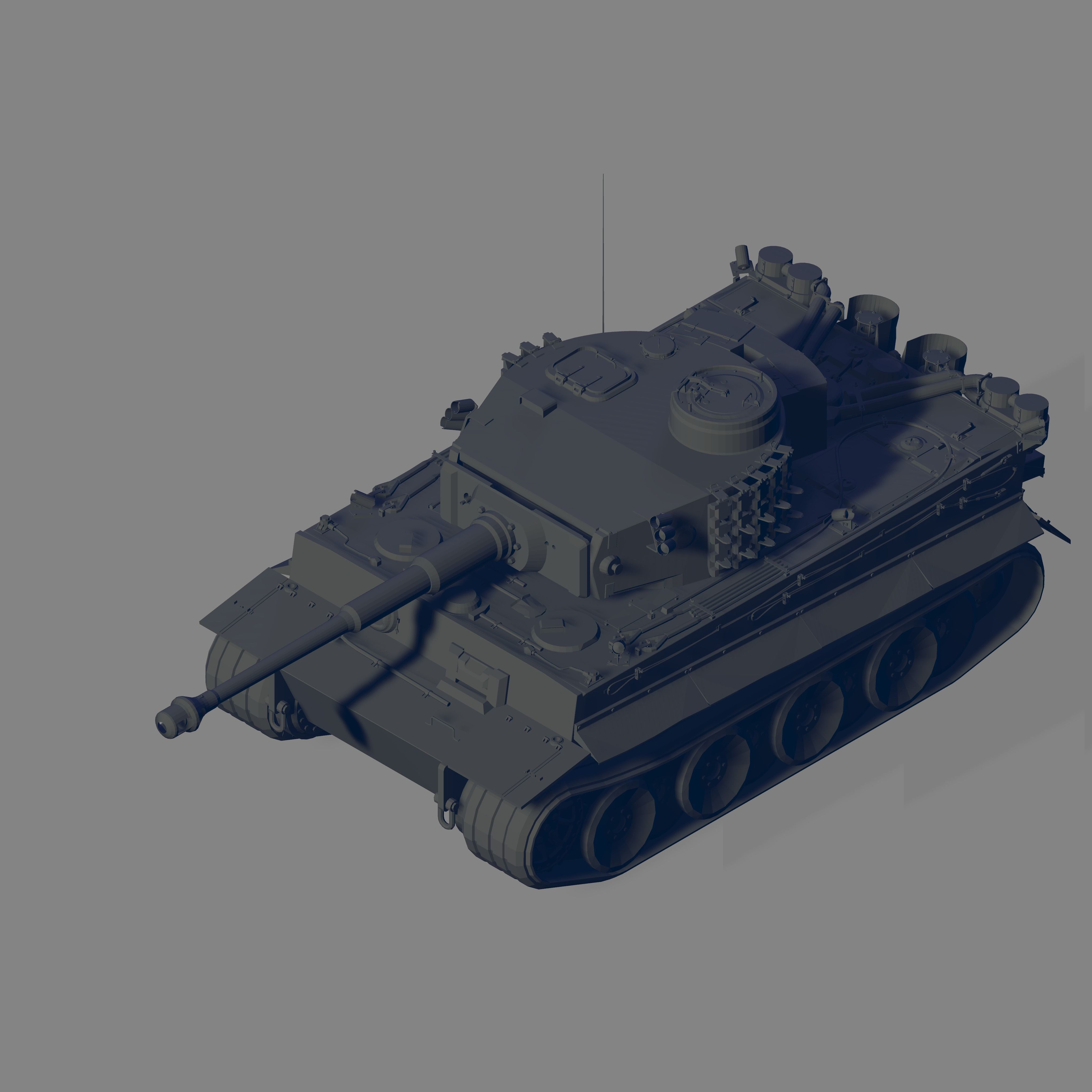 Tiger H1 3D model | CGTrader