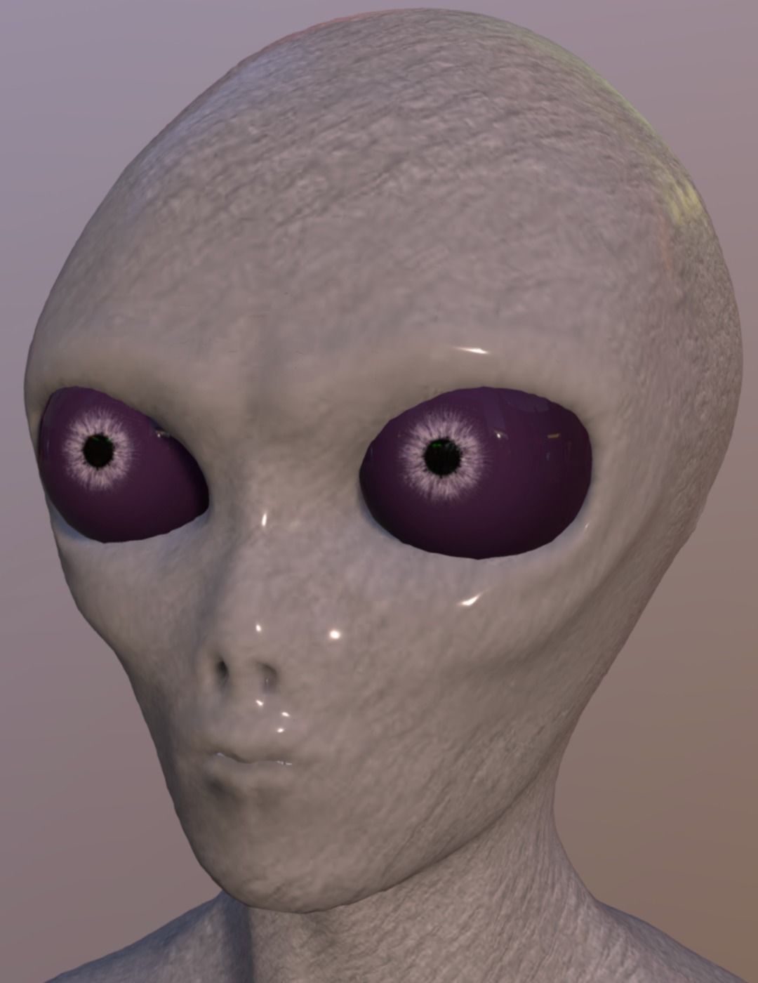 ET Grey - Rigged 3D model rigged | CGTrader