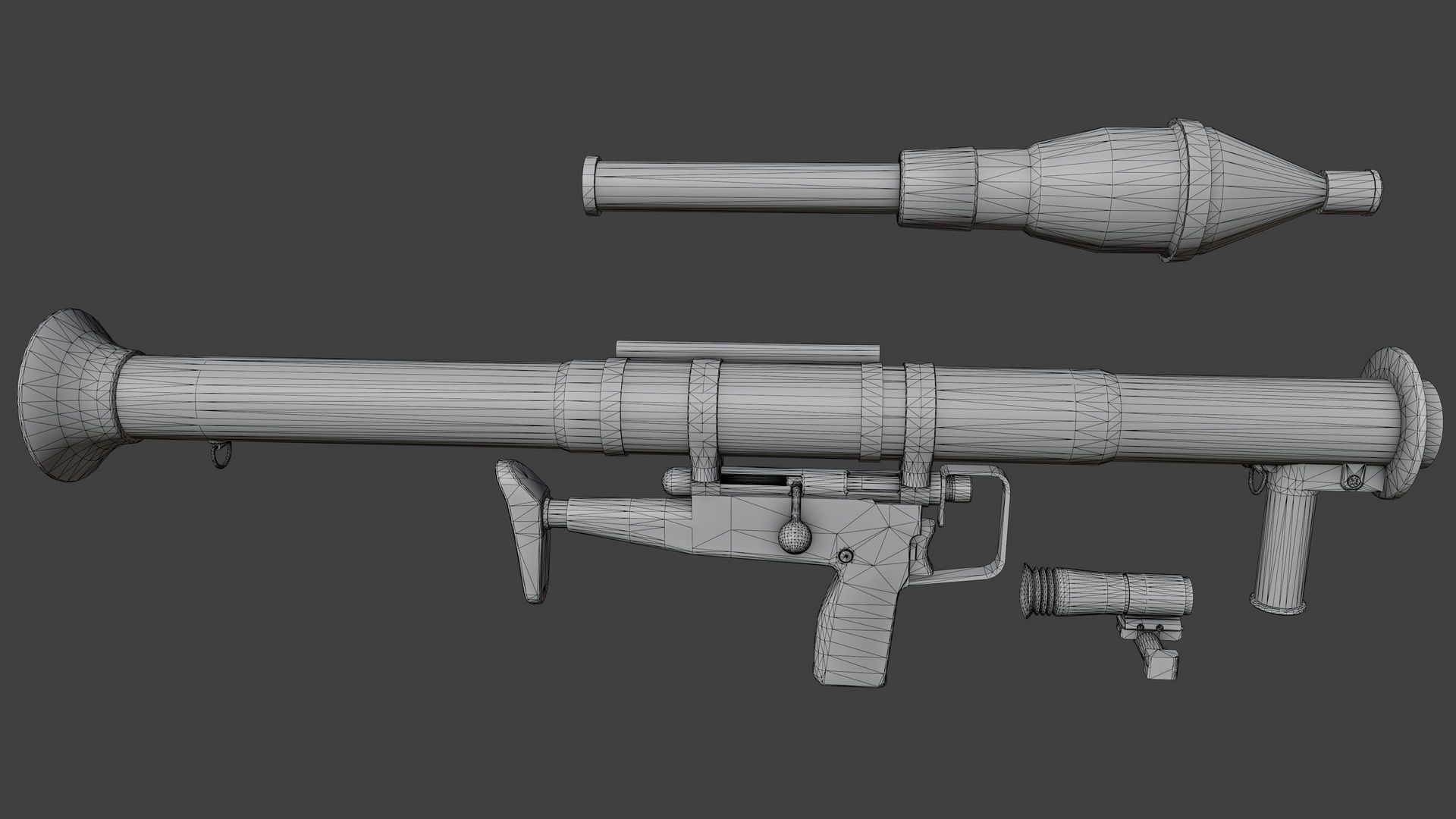 3D model Panzerfaust 44 mm VR / AR / low-poly | CGTrader