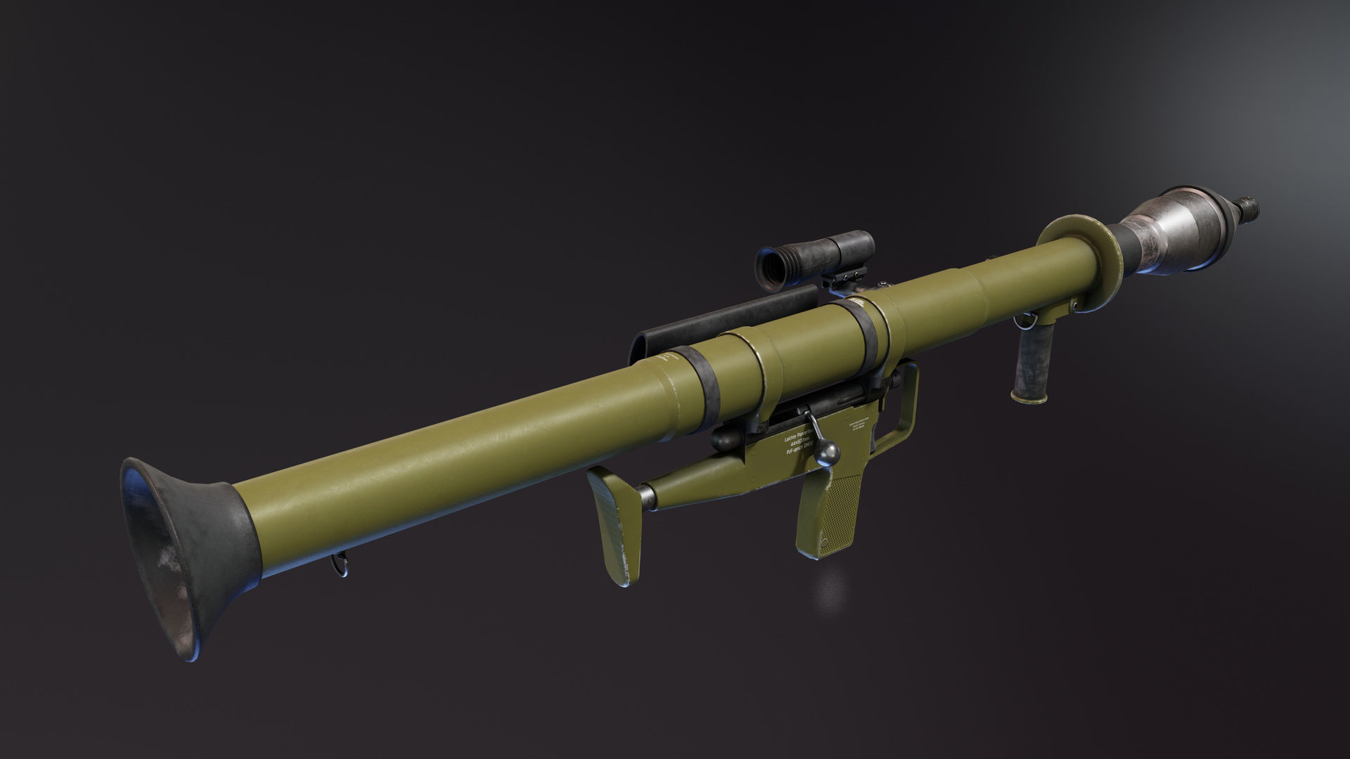 3D model Panzerfaust 44 mm VR / AR / low-poly | CGTrader