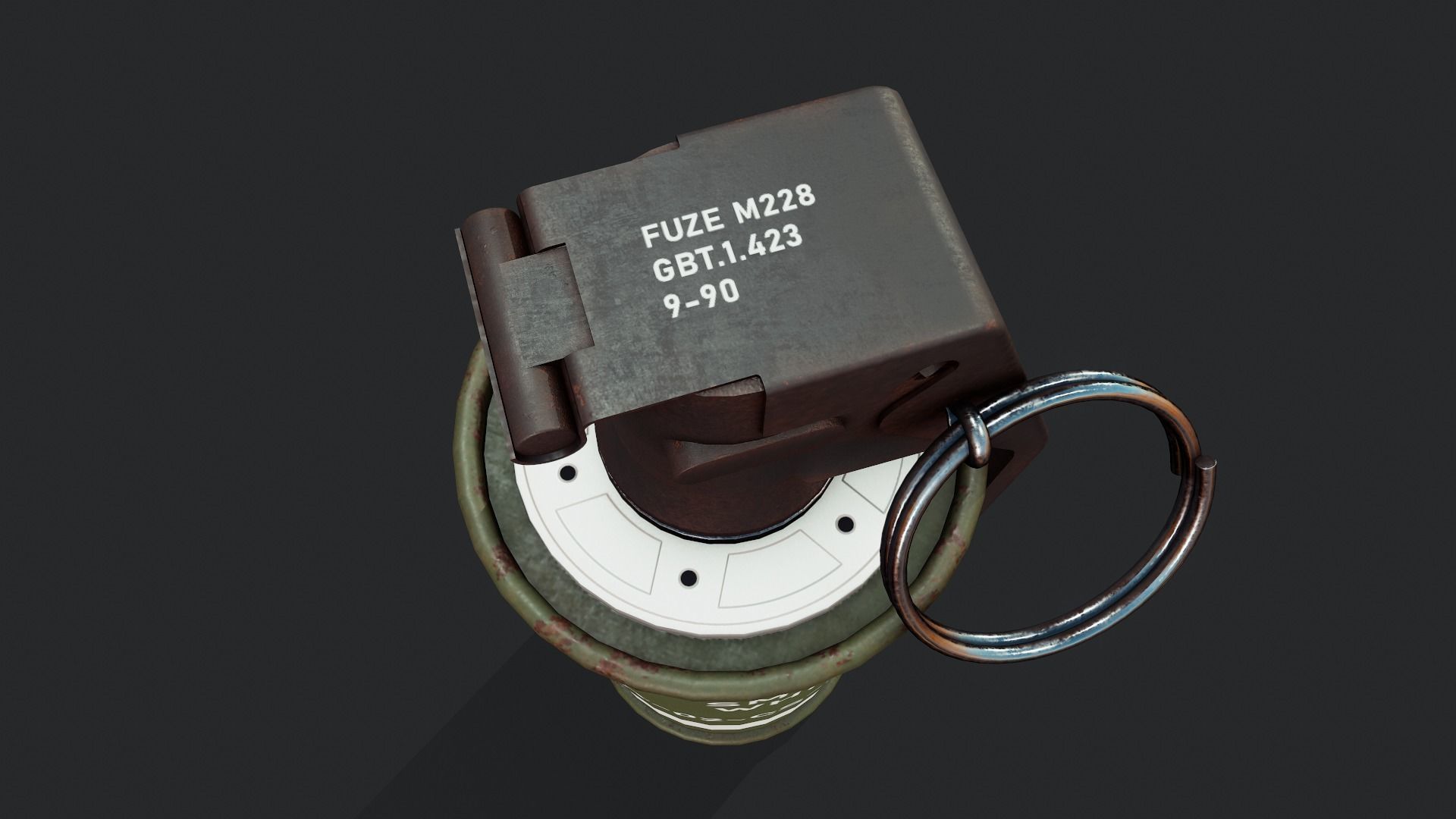 3D model Smoke Grenade - Tutorial Included VR / AR / low-poly | CGTrader