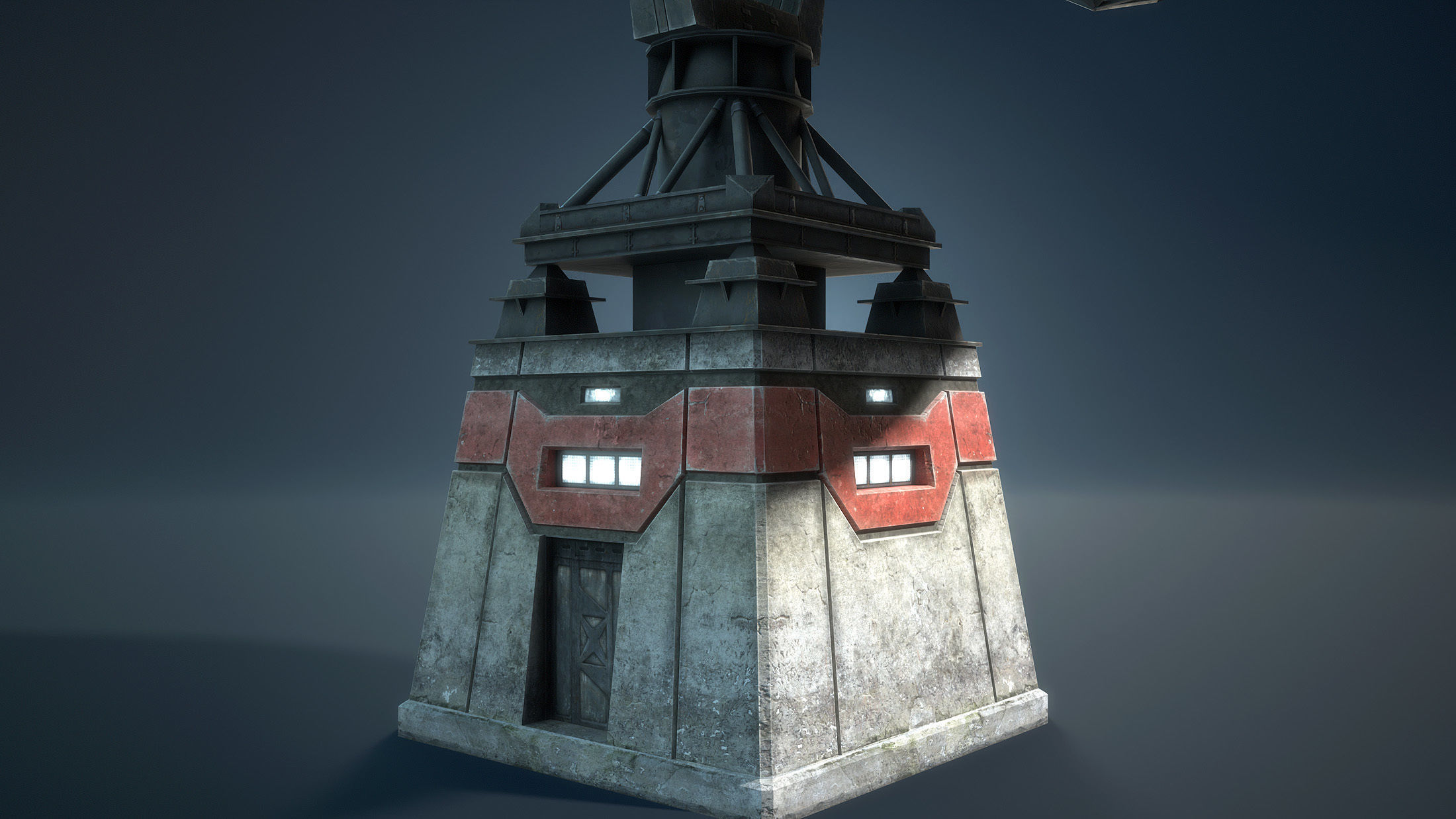 3D model Radar Antenna Game Low-Poly VR / AR / low-poly | CGTrader