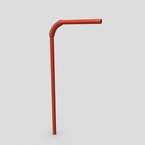 CC0 - Drinking Straw free VR / AR / low-poly 3D model | CGTrader