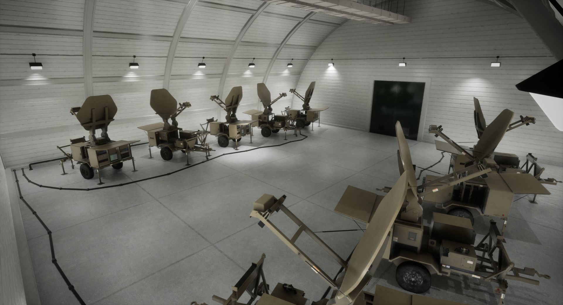 3D model Military Satcom Transportable Terminal VR / AR / low-poly ...