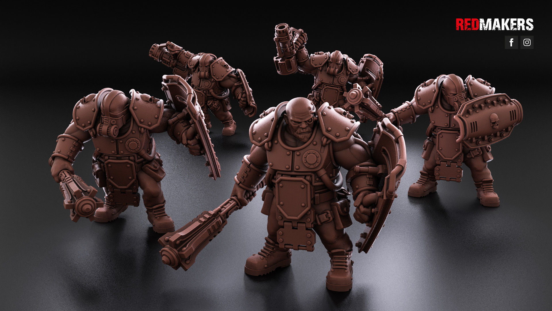 Abhuman Giants in Heavy Armor - Imperial Force 3D model 3D printable ...