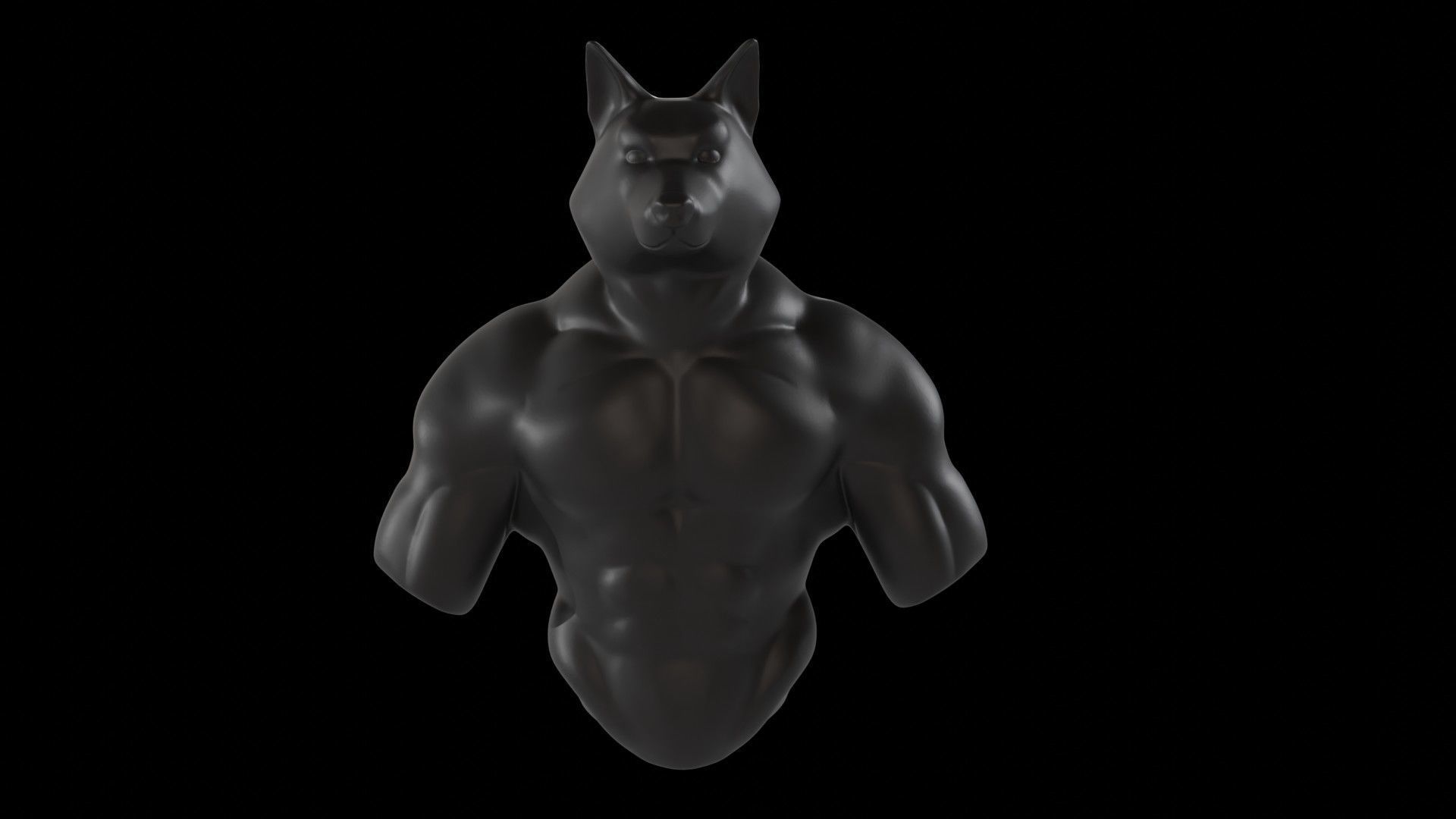 buff dog free 3D model 3D printable | CGTrader