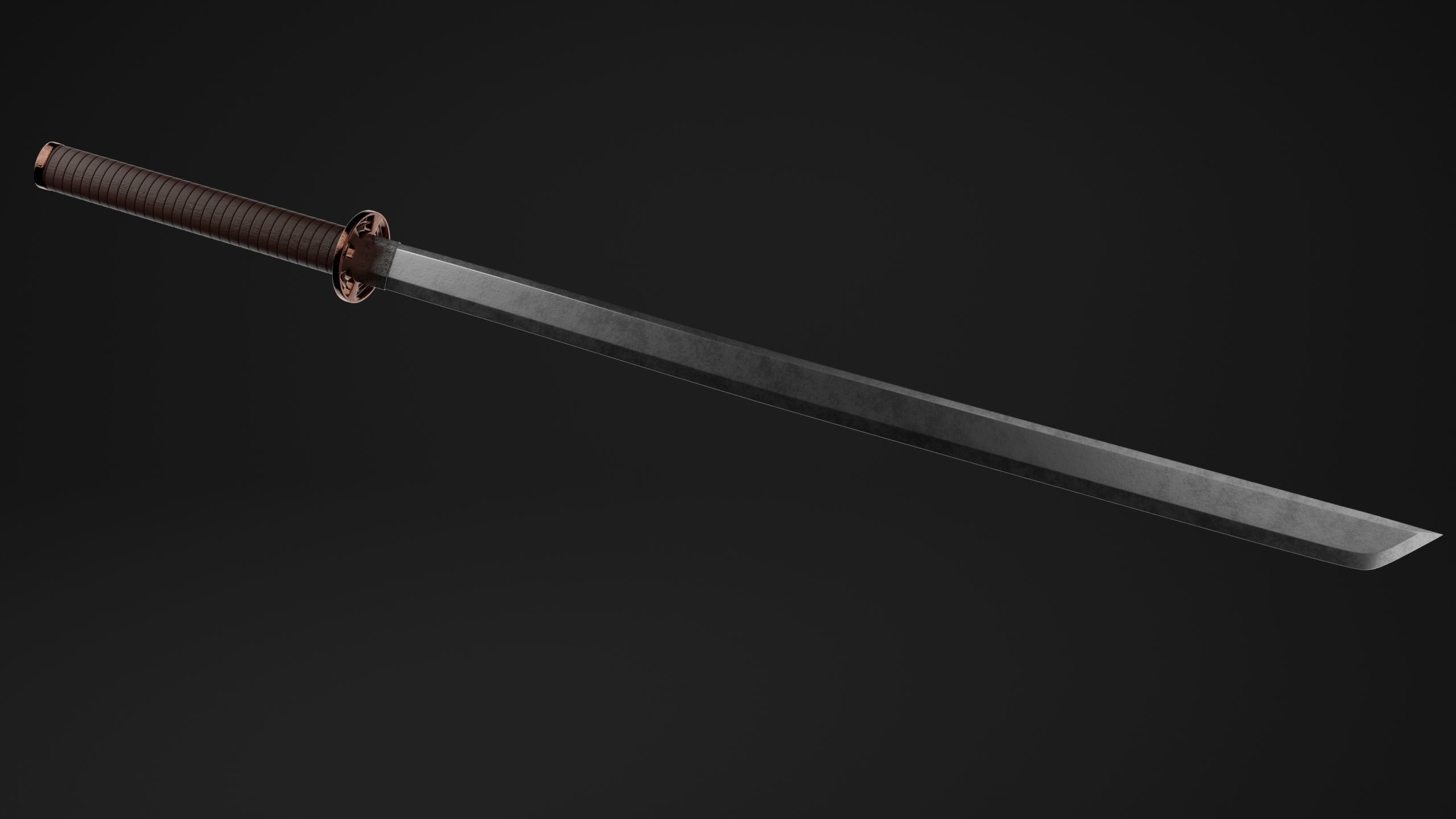 Weapon Katana Sword Blade 3D model | CGTrader