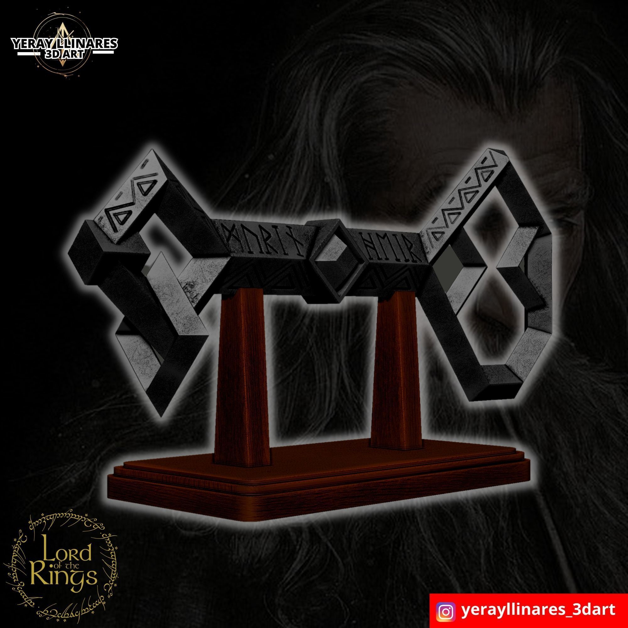 Erebor Key The Lord of The Rings 3D model 3D printable | CGTrader