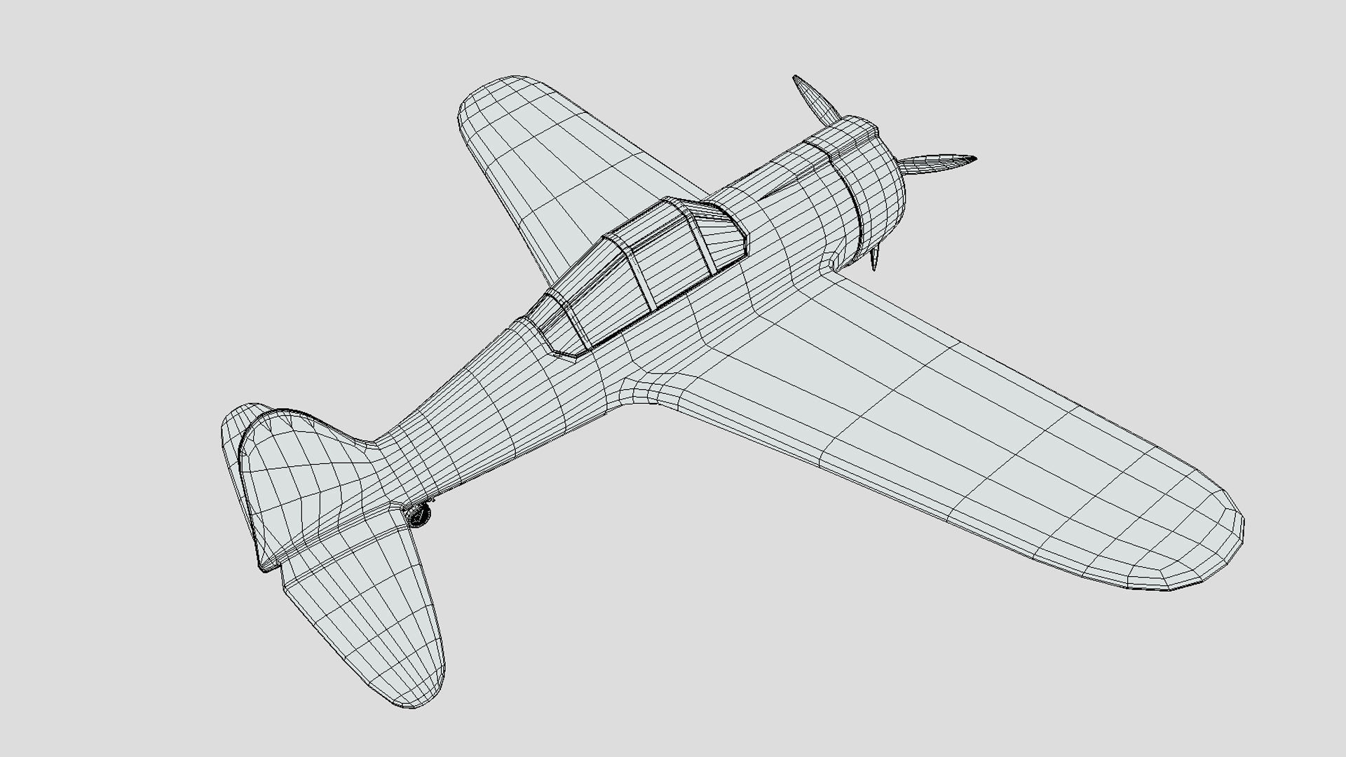 battle of midway plane-retro plane ww2 3d model 3D model | CGTrader
