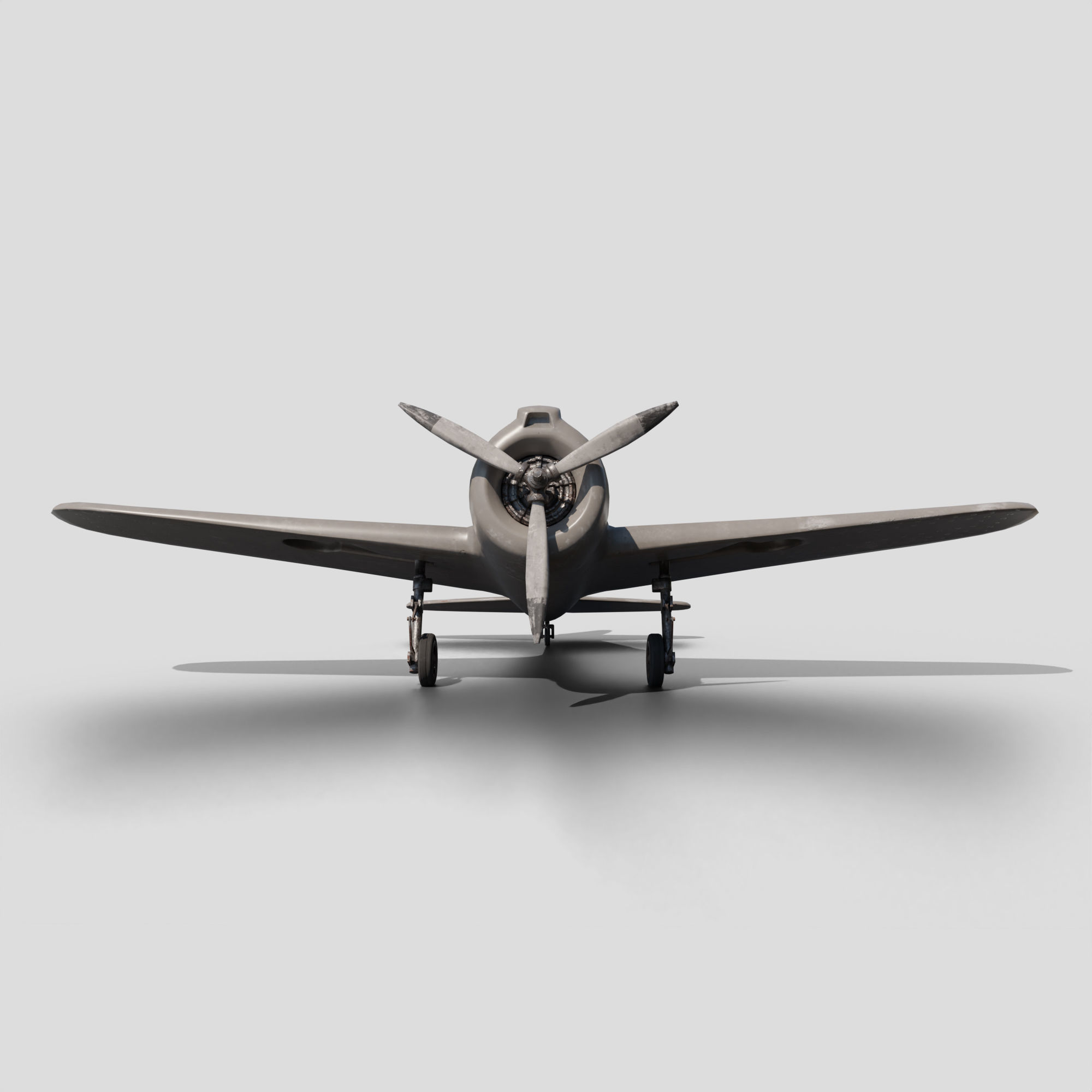 battle of midway plane-retro plane ww2 3d model 3D model | CGTrader