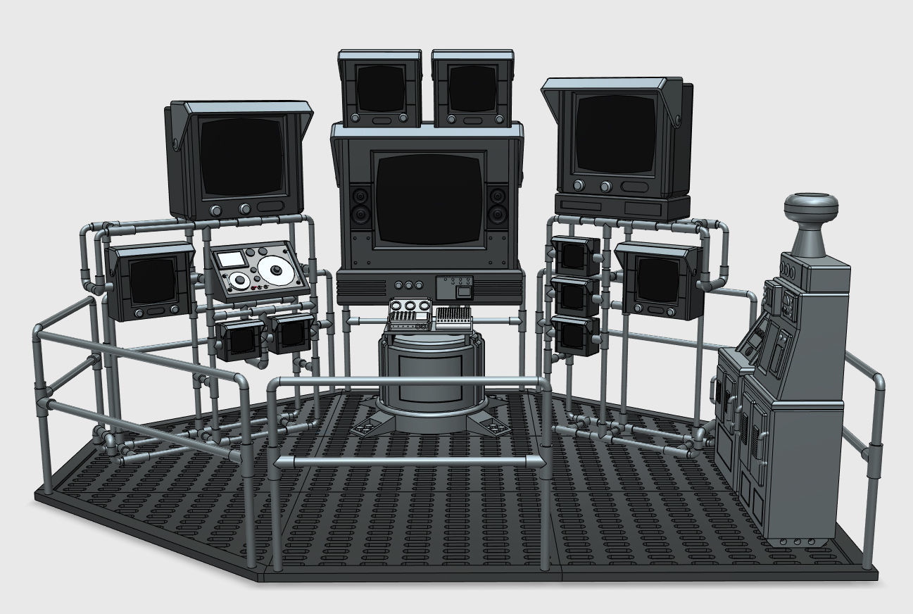 Batman Batcave Computer 1989 3D model 3D printable | CGTrader