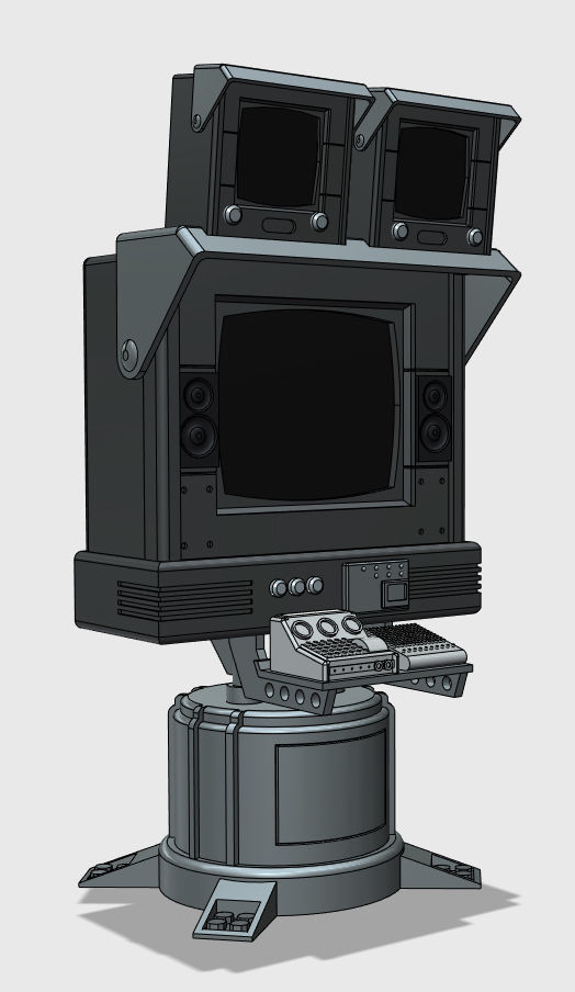 Batman Batcave Computer 1989 3D model 3D printable | CGTrader
