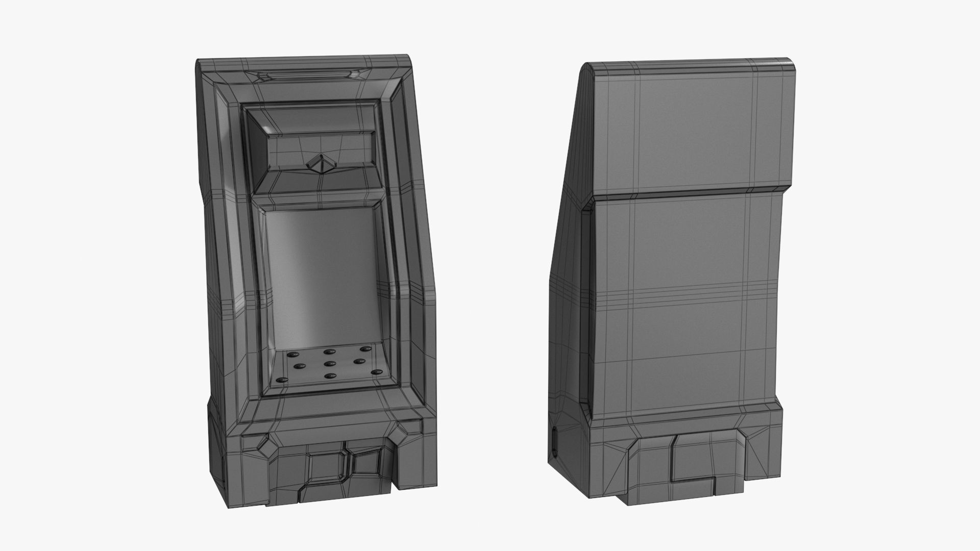 3D model Sci Fi Scanner Display v2 VR / AR / low-poly | CGTrader