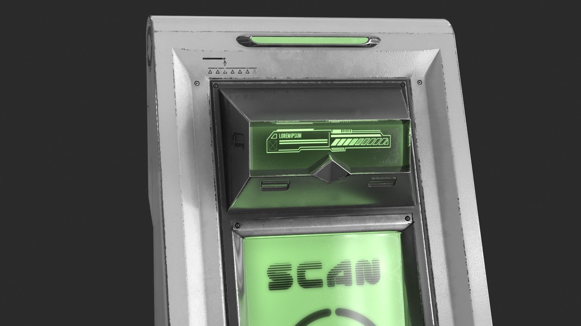 3D model Sci Fi Scanner Display v2 VR / AR / low-poly | CGTrader