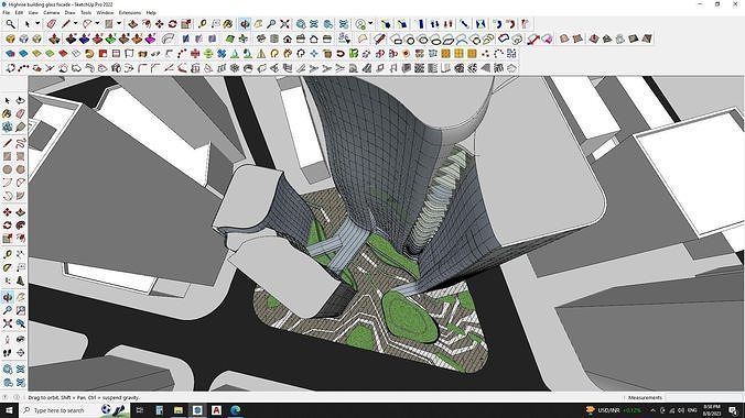 high rise building sketchup 3D model | CGTrader