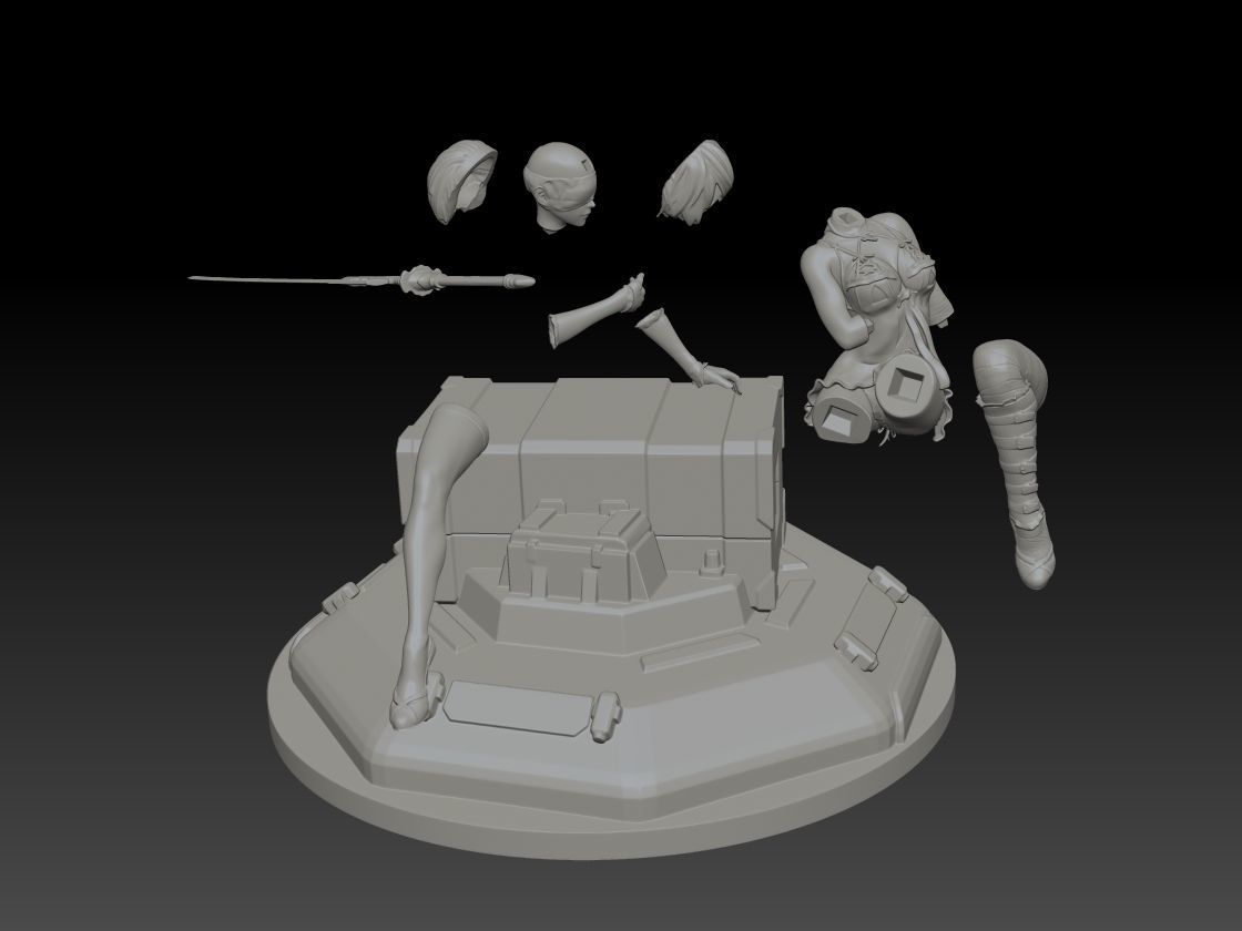 2b - Nier Automata 3D Print 3D 3D model | CGTrader