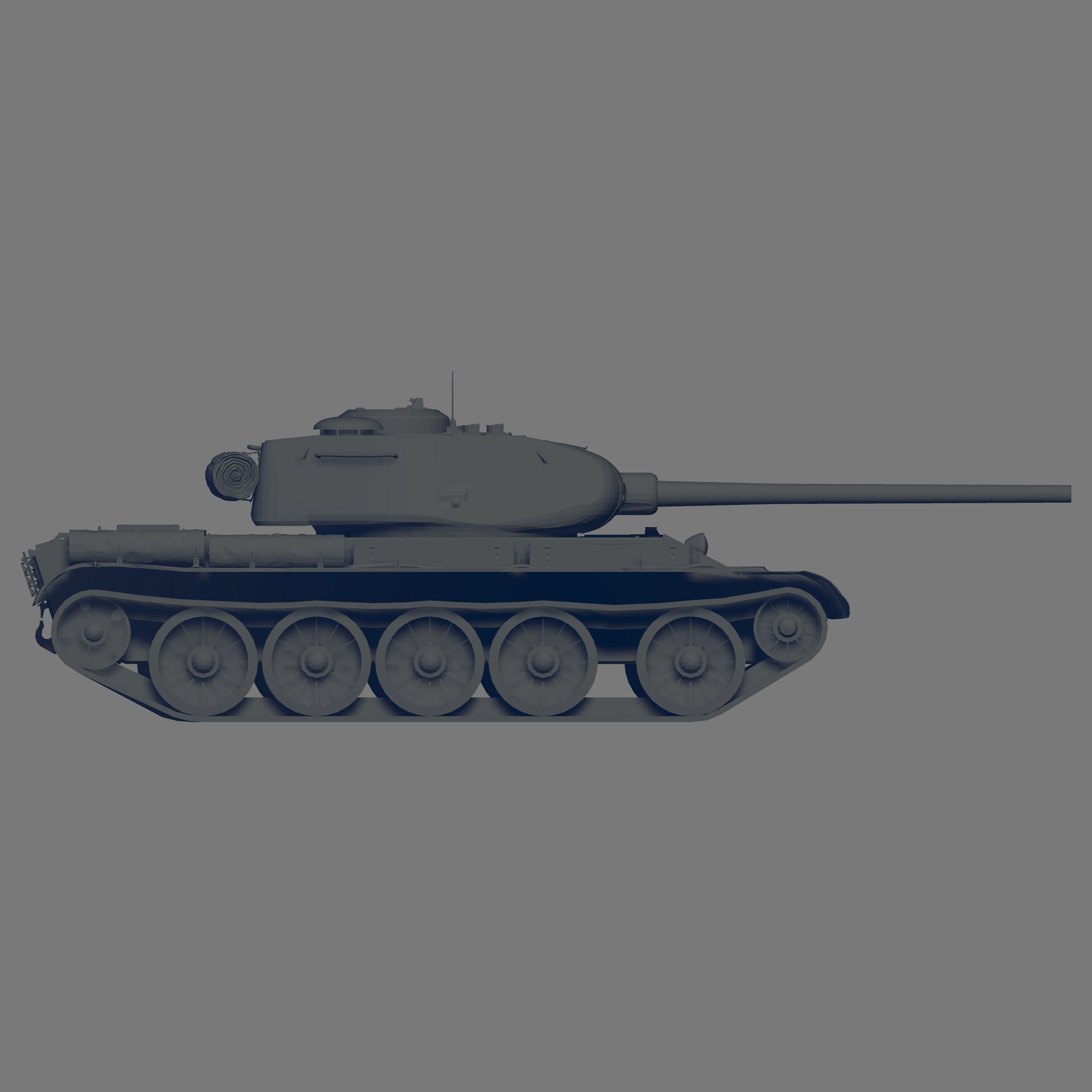 T 44 Tank 3D model | CGTrader
