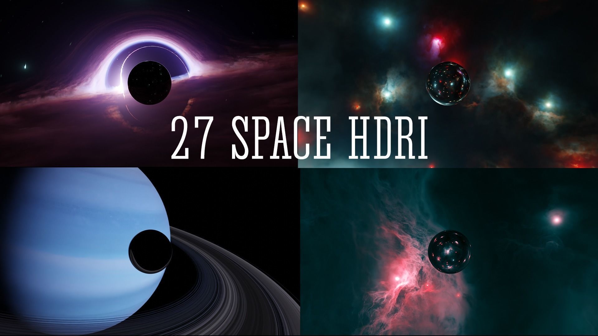 3D model 27 Space realistic HDRI Sci-fi 3D Model full pack VR / AR ...