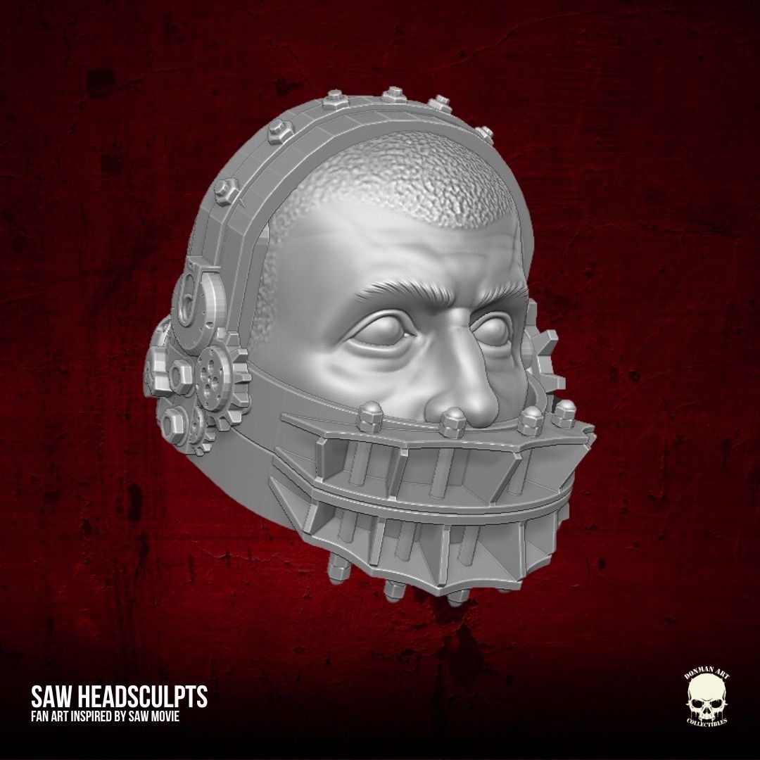 Saw Fan Art Heads 3D printable File 3D model 3D printable | CGTrader