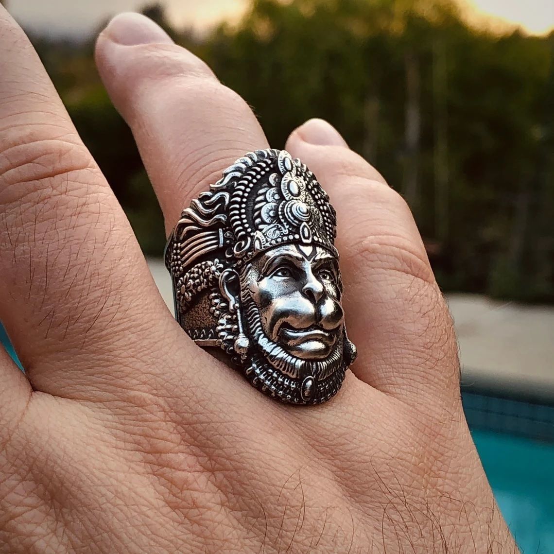 Divine Hanuman Ring A Symbol of Strength and Devotion 3D model 3D ...