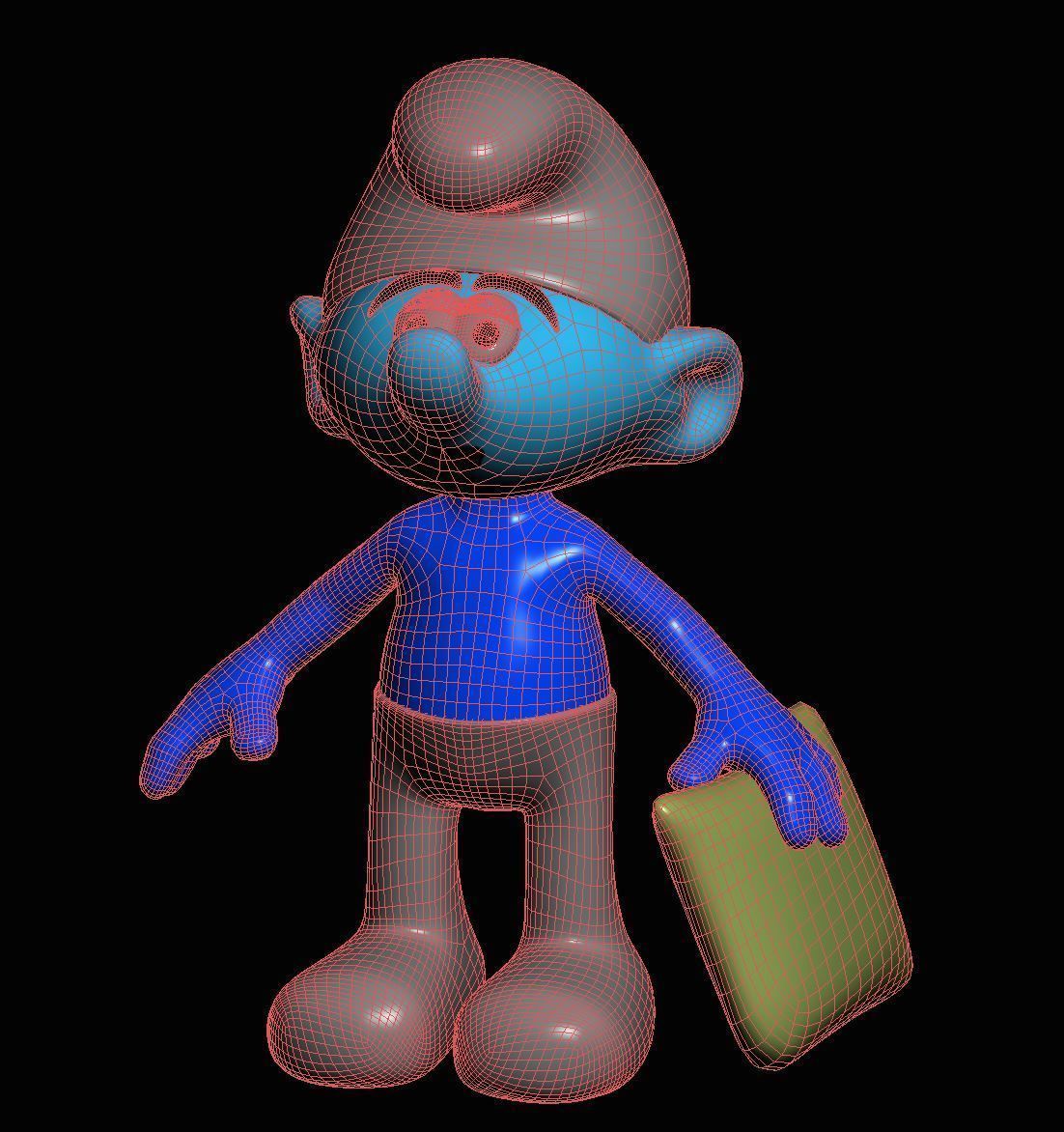 3D model Lazy Smurf VR / AR / low-poly | CGTrader