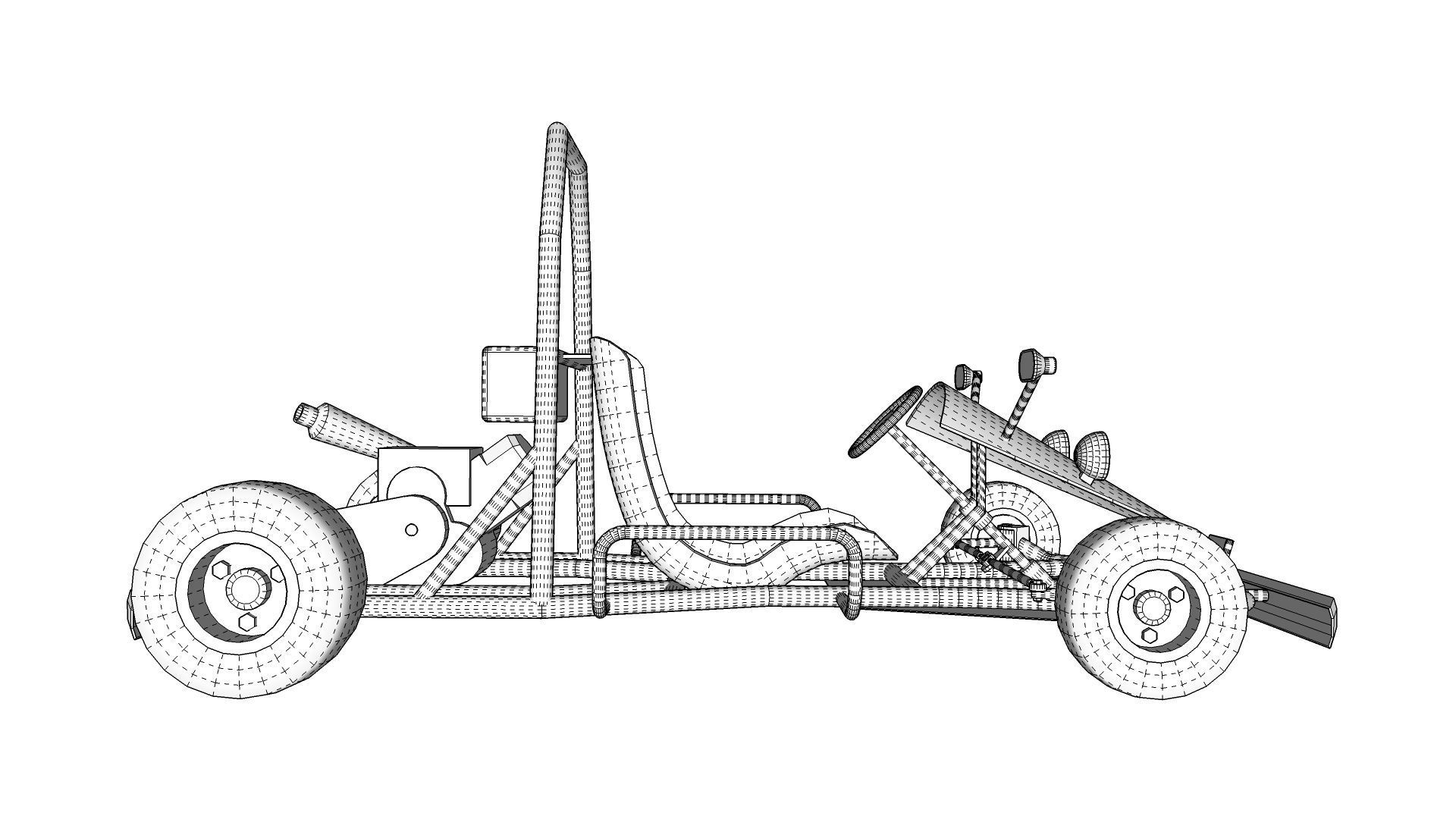 Go Cart 3D model | CGTrader
