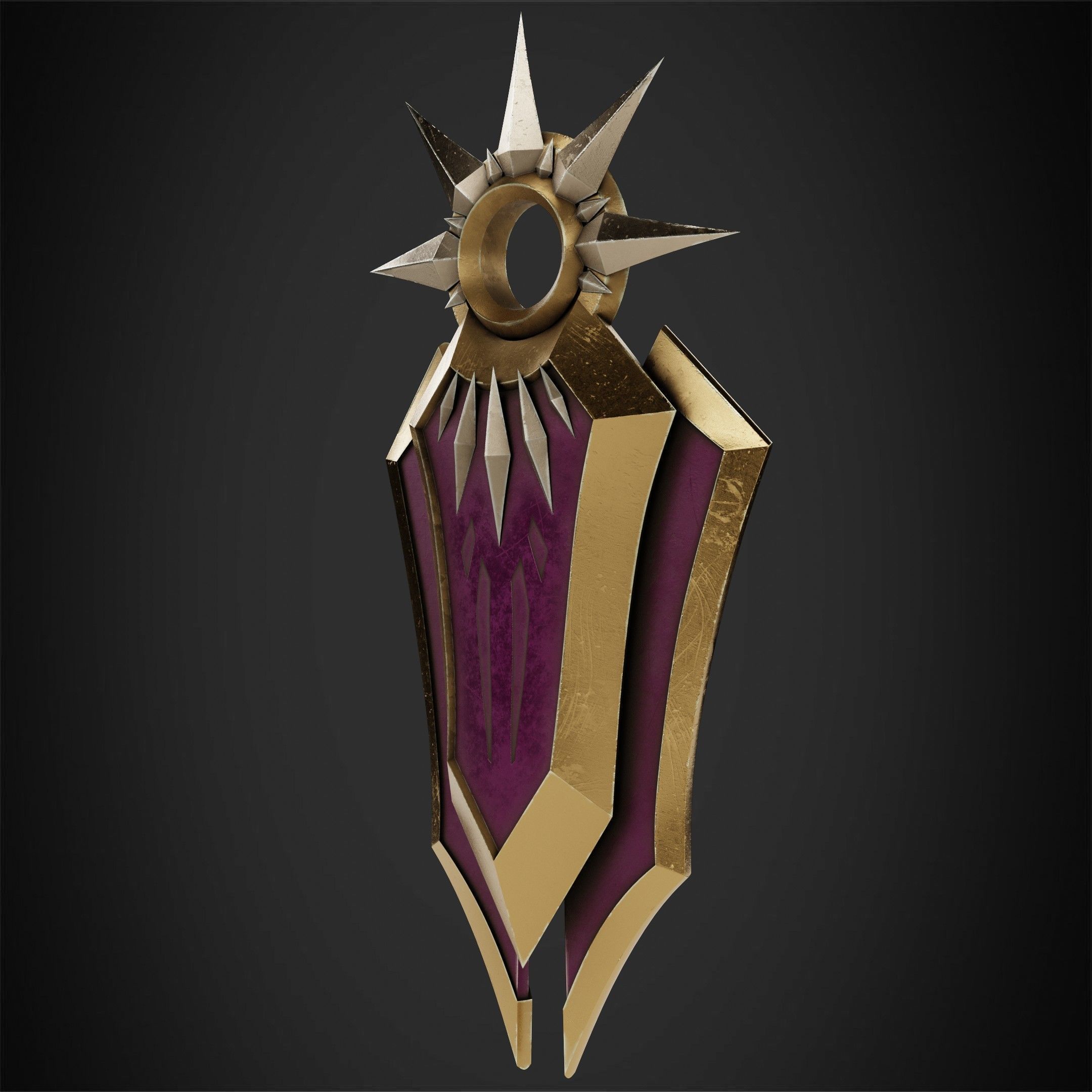 League of Legends Leona Shield of Daybreak for Cosplay 3D model 3D ...