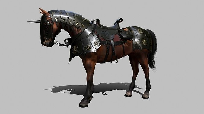 3D model War Horse VR / AR / low-poly | CGTrader