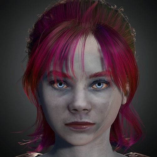 The Witcher Ciri Chracter Girl 3D model rigged | CGTrader
