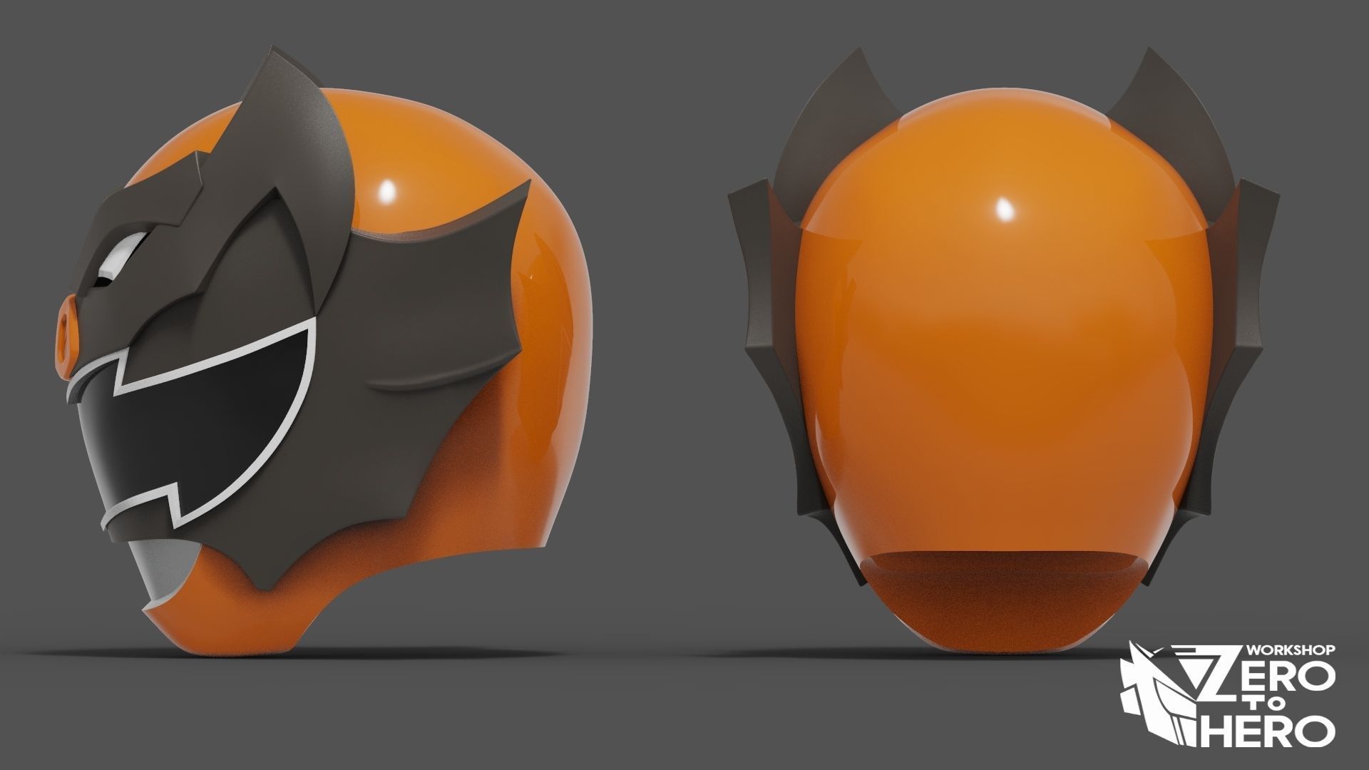 Power Ranger Wild Force Bat Helmet 3D model 3D printable | CGTrader