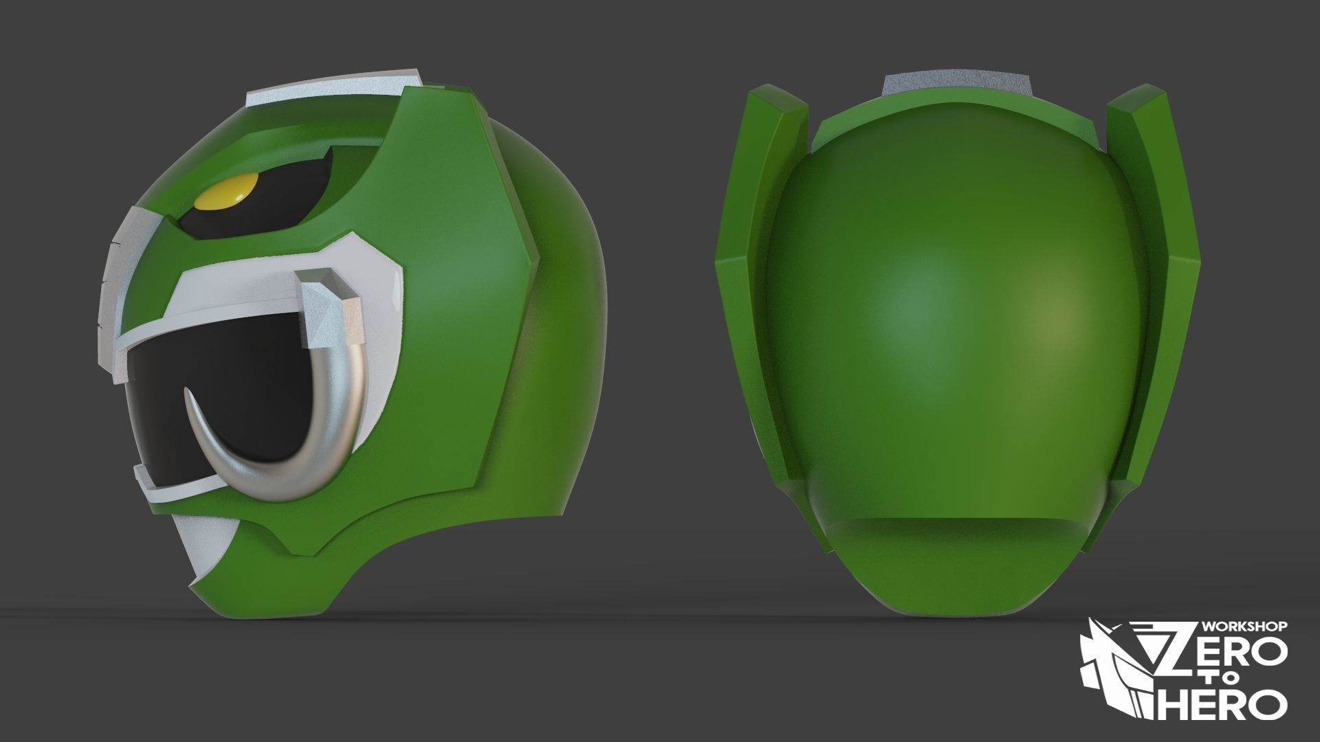 Power Ranger Wild Force Mammoth Helmet 3D model 3D printable | CGTrader
