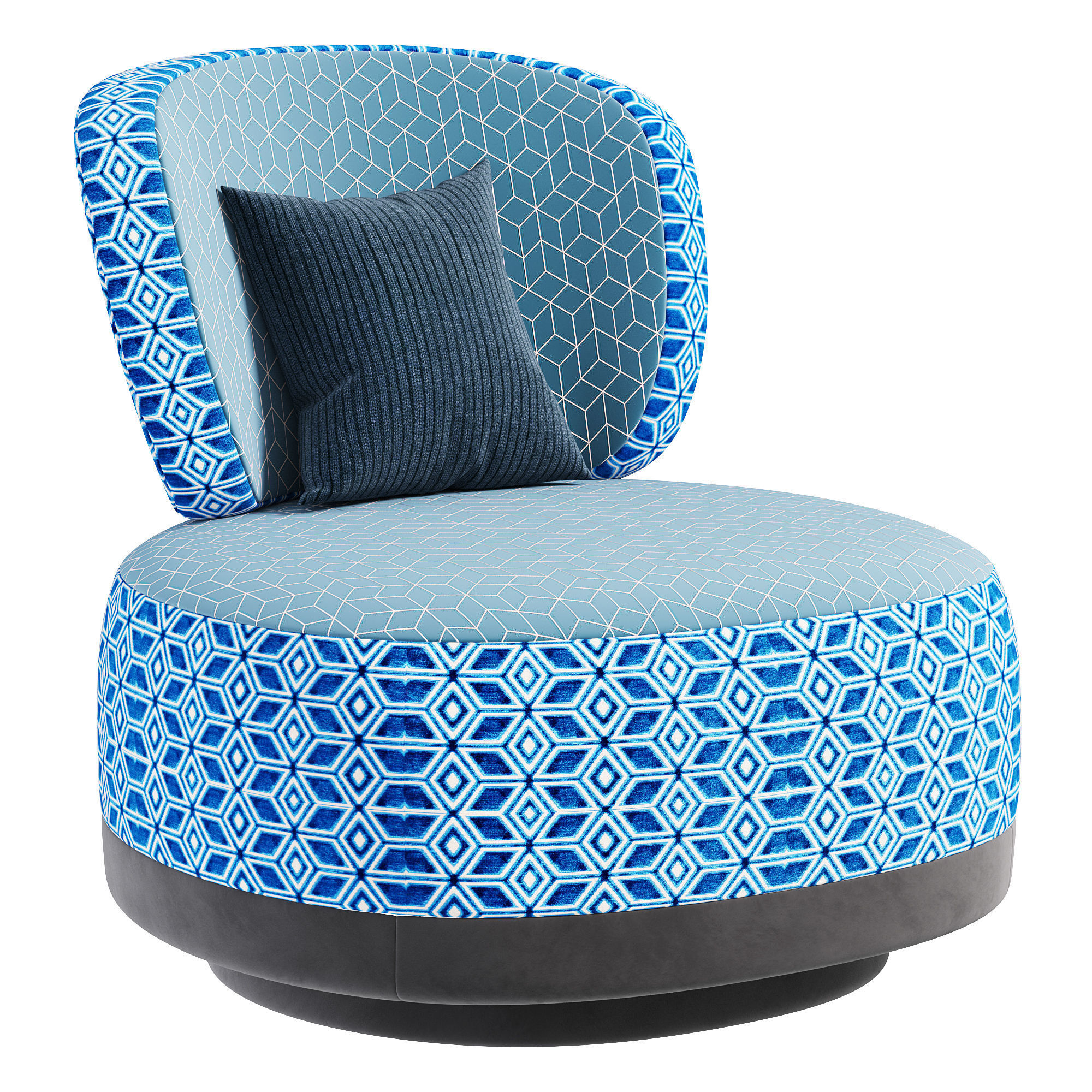 Juju small armchair by Edward Van Vliet 3D model | CGTrader