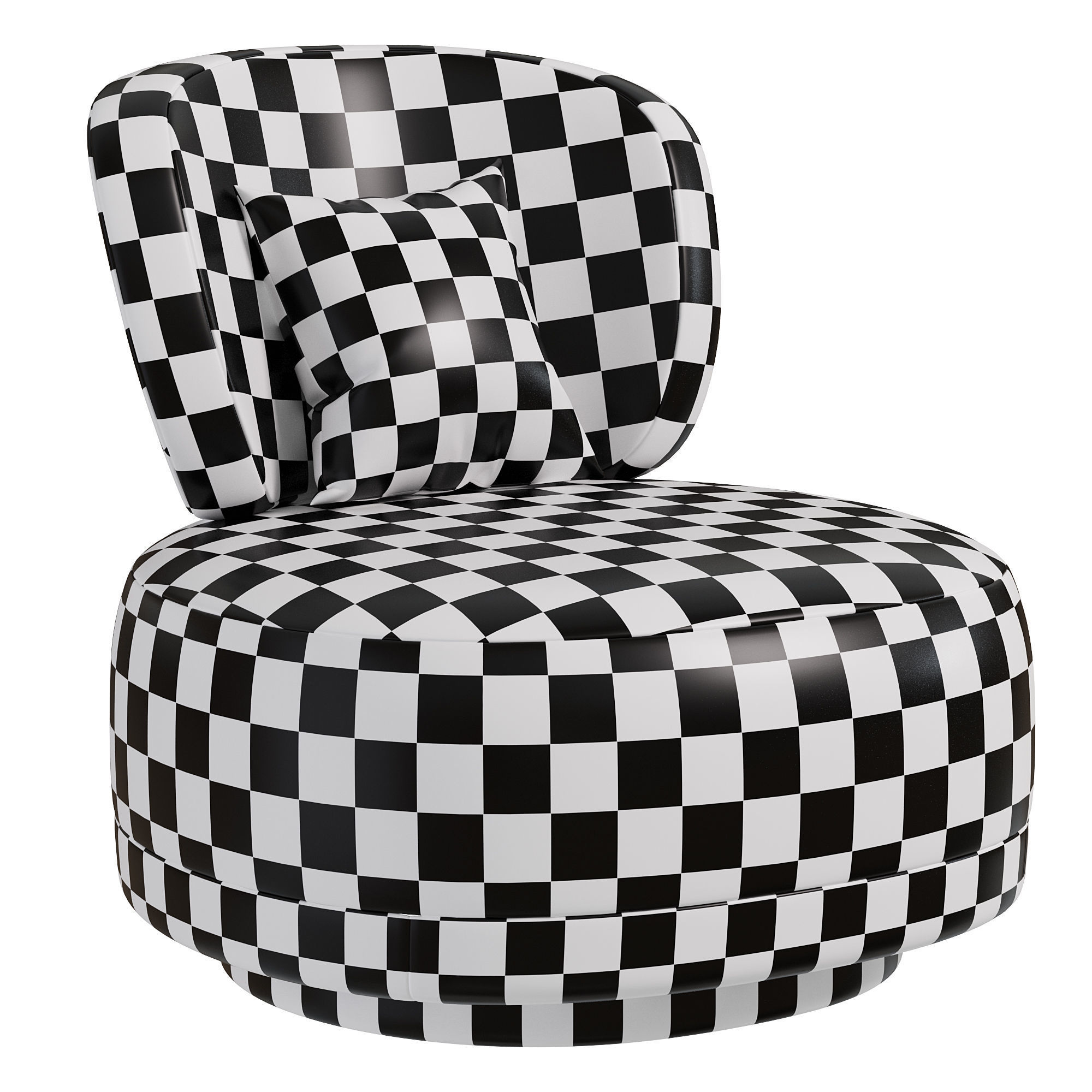 Juju small armchair by Edward Van Vliet 3D model | CGTrader