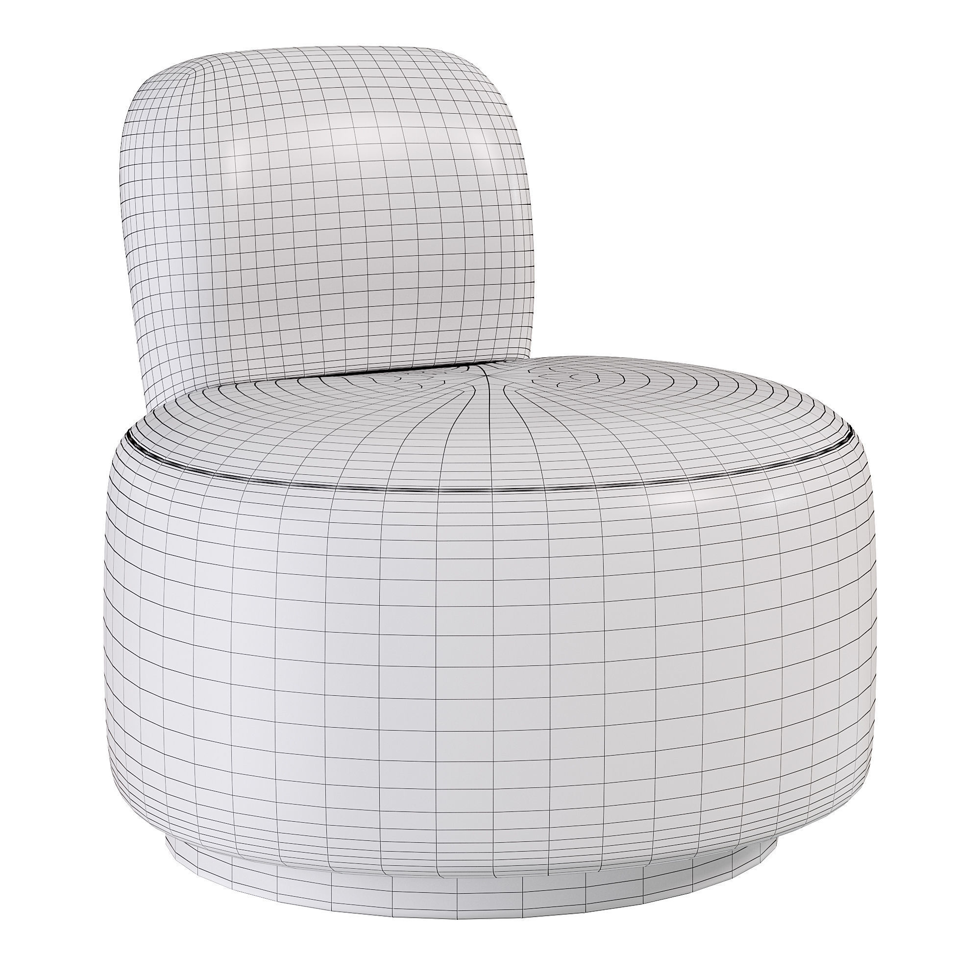 Mimi small armchair by Edward Van Vliet 3D model | CGTrader