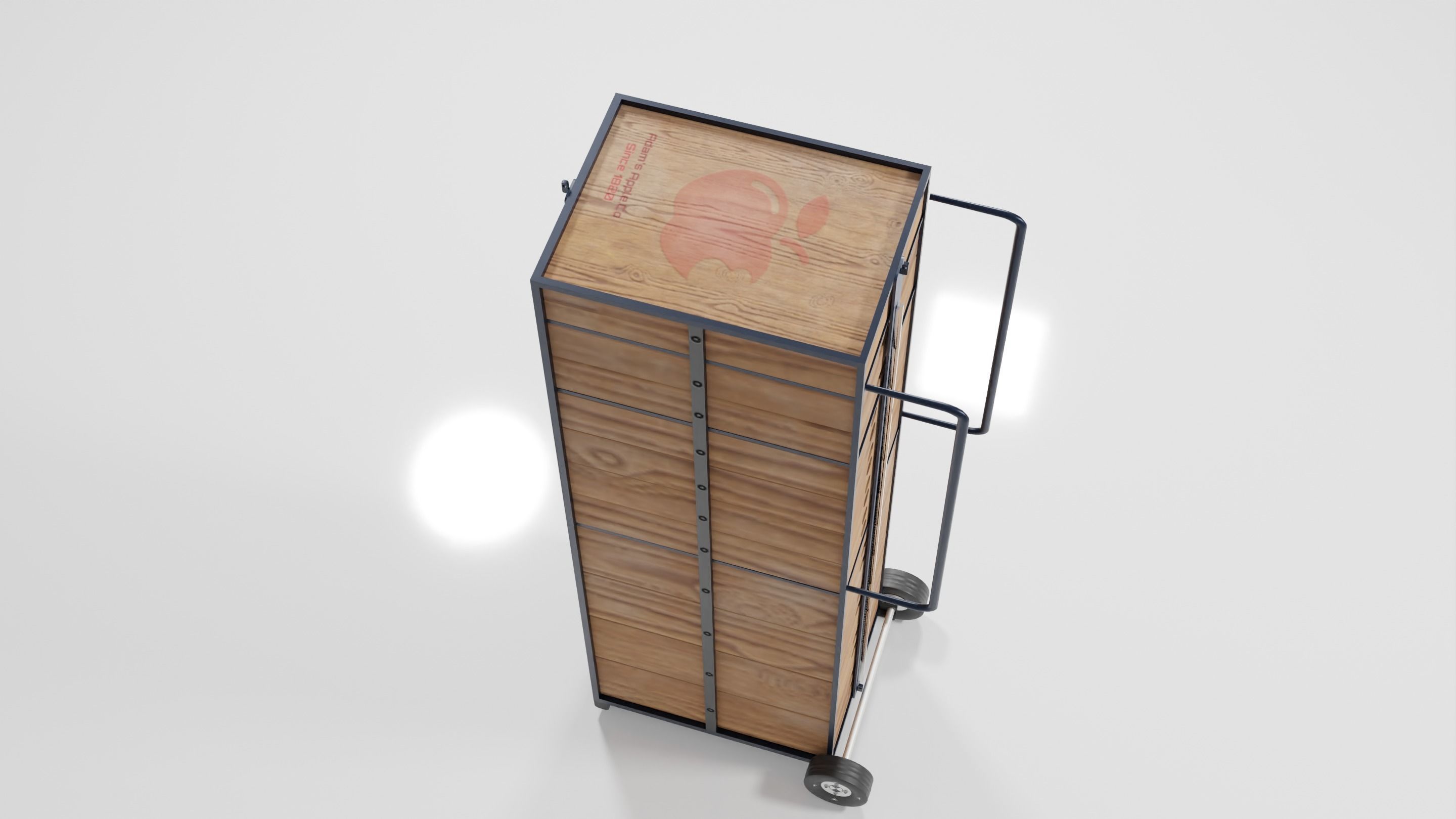 Industrial Cart or Utility Cart 3D model | CGTrader