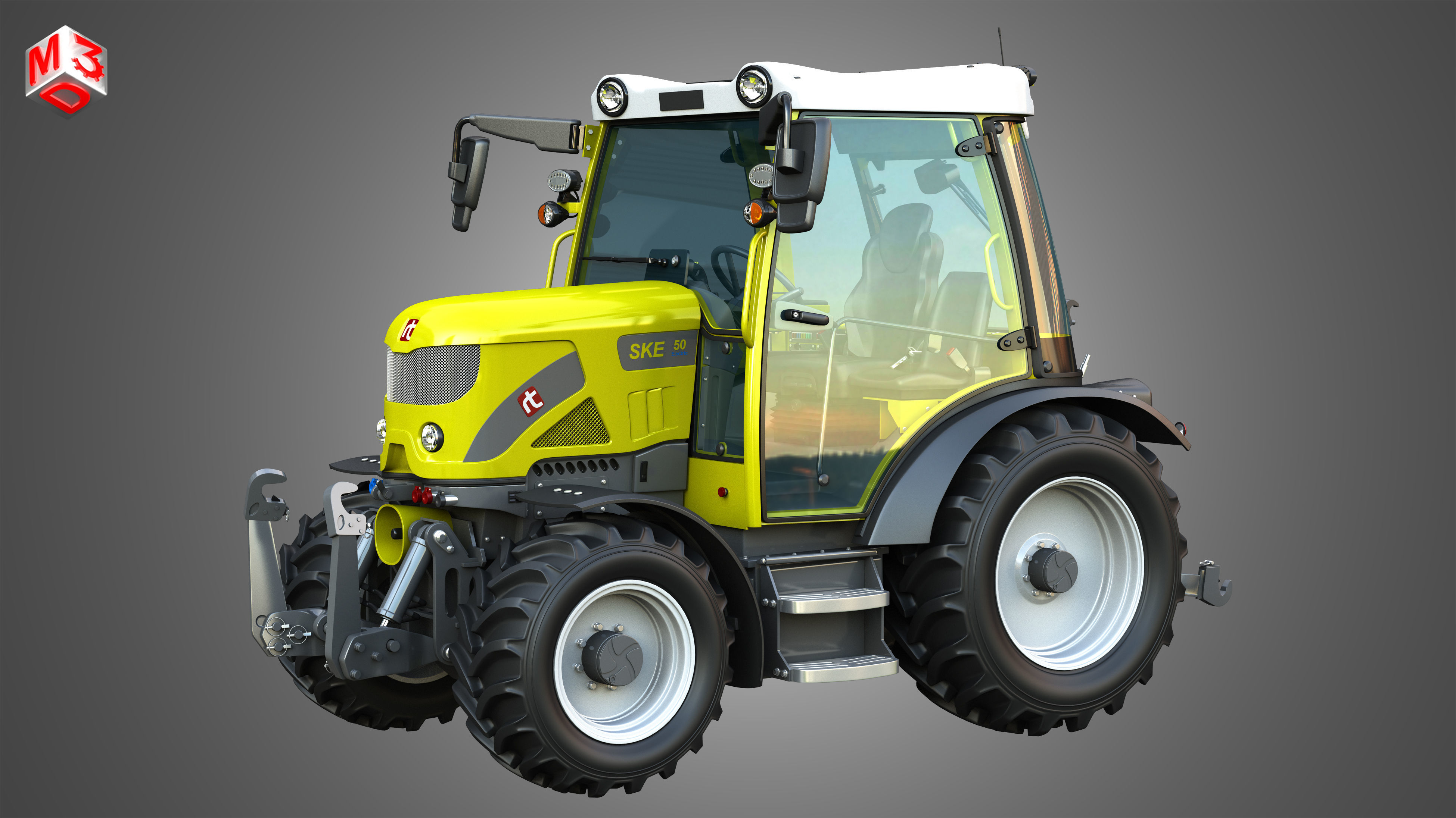 SKE 50 - Electric Tractor 3D model | CGTrader