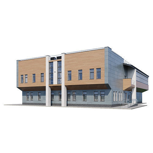 Administration building V1 3D model | CGTrader