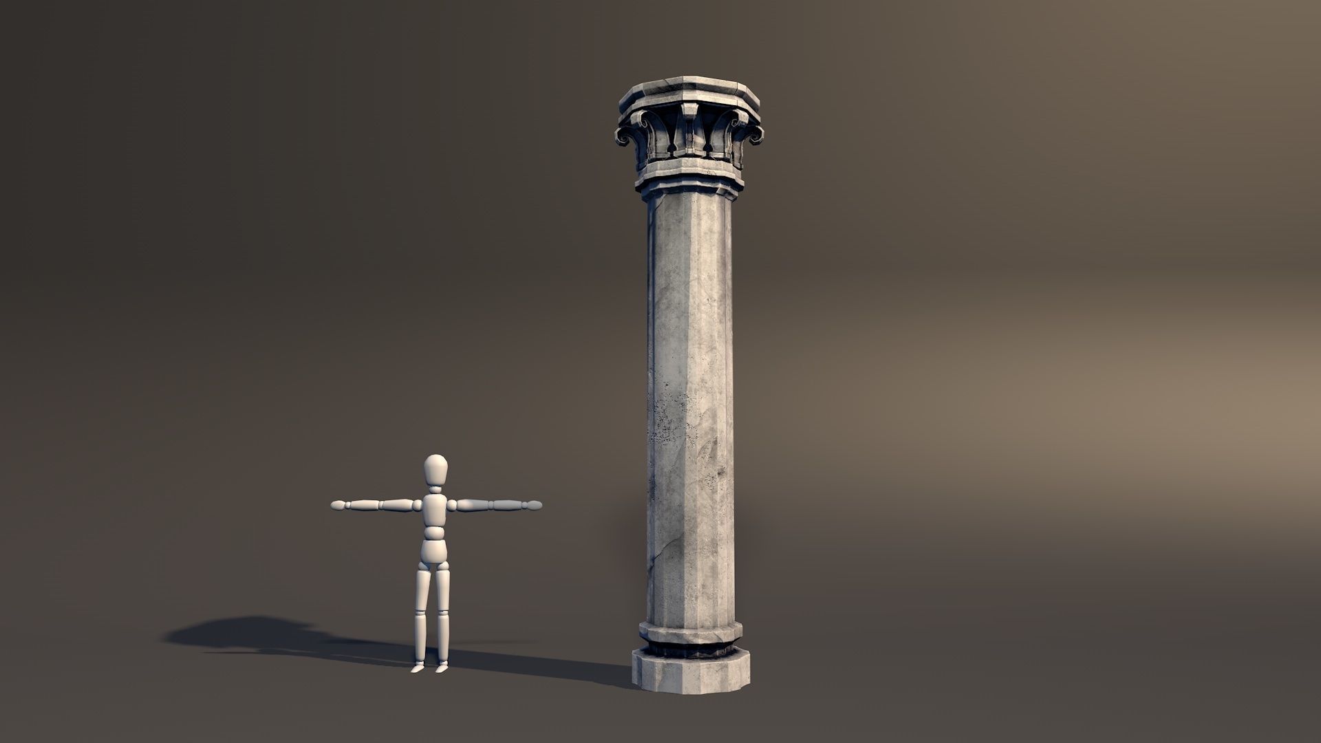 3D model Column Castle Pillar 1 VR / AR / low-poly | CGTrader