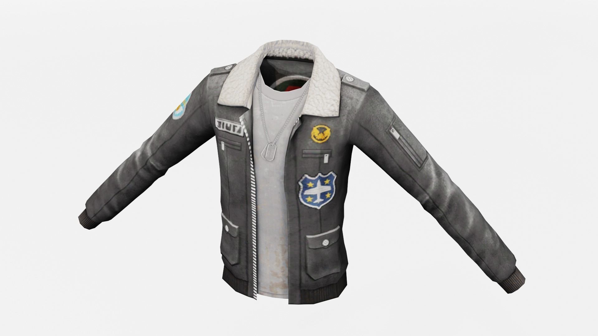 3D model Aviator Jacket 3D Models Collection VR / AR / low-poly | CGTrader