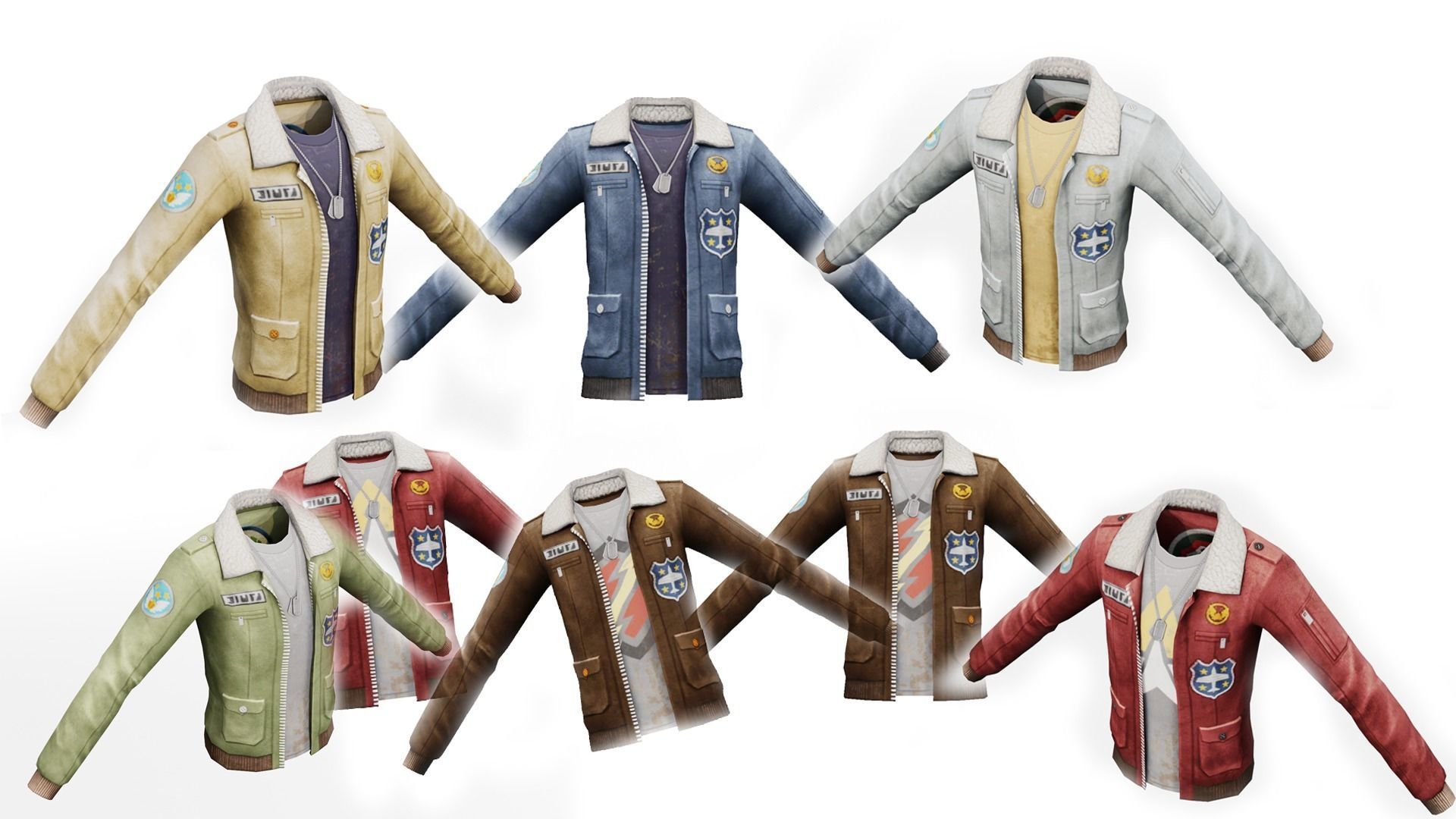 3D model Aviator Jacket 3D Models Collection VR / AR / low-poly | CGTrader