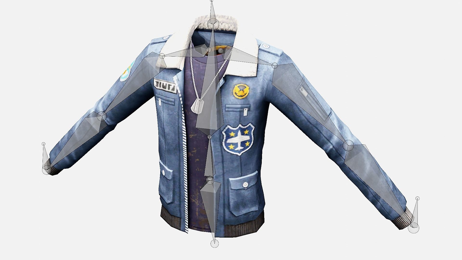 3D model Aviator Jacket 3D Models Collection VR / AR / low-poly | CGTrader