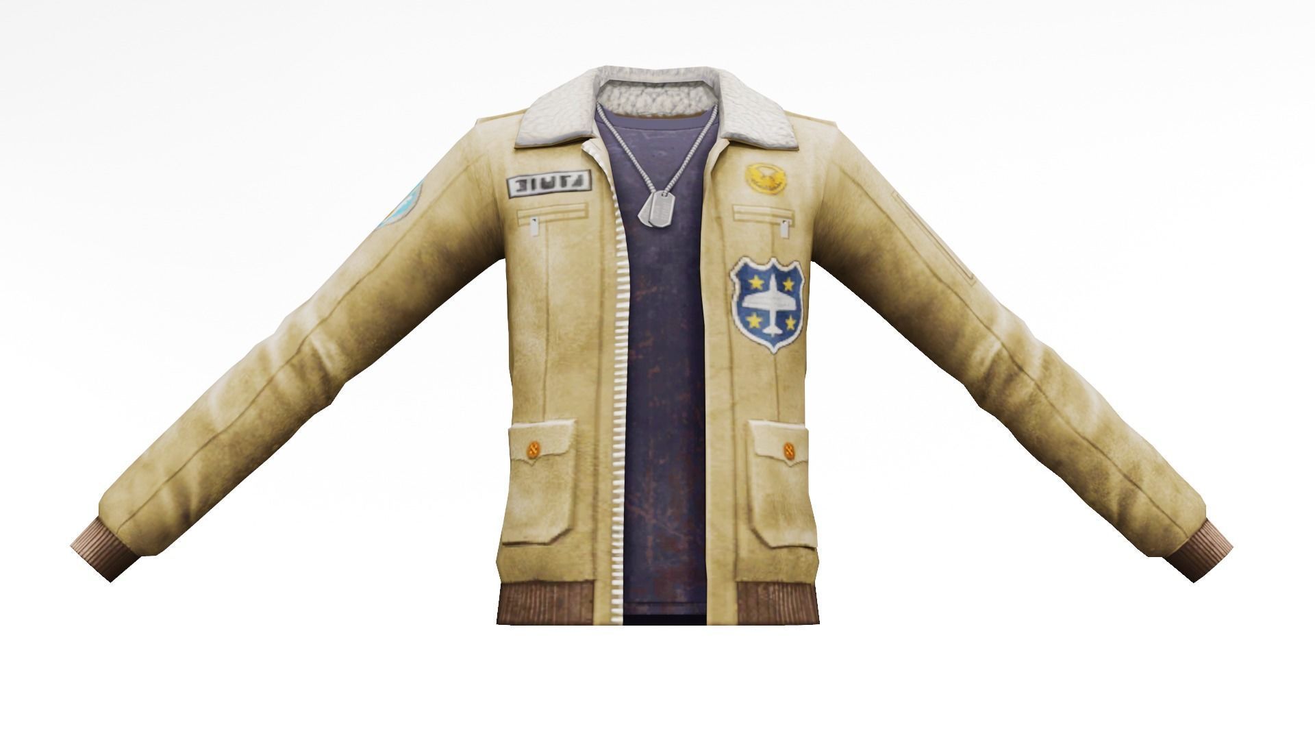 3D model Aviator Jacket 3D Models Collection VR / AR / low-poly | CGTrader