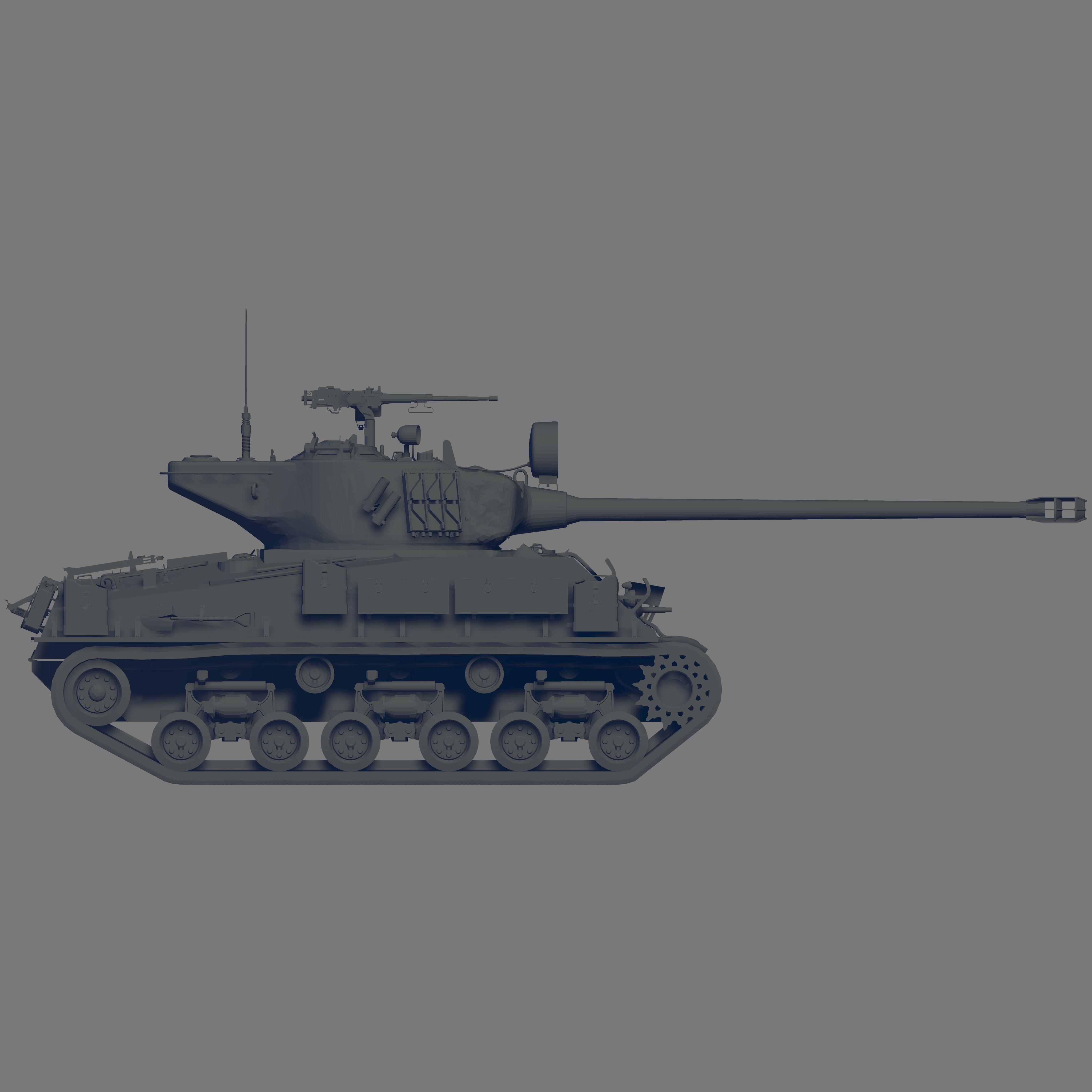 M-51 W 3D model | CGTrader