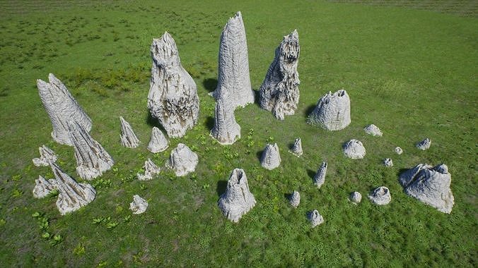 3D model Rocks Formations Pack VR / AR / low-poly | CGTrader